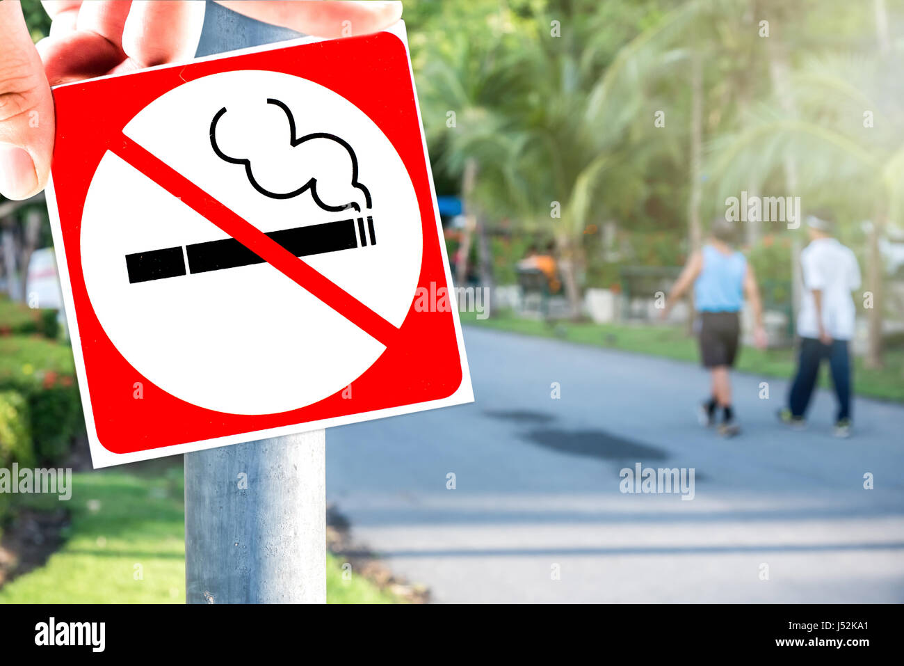No smoking sign playground hi-res stock photography and images - Alamy
