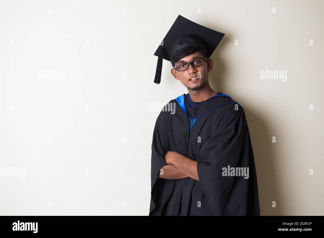 Indian male graduate hi-res stock photography and images - Alamy