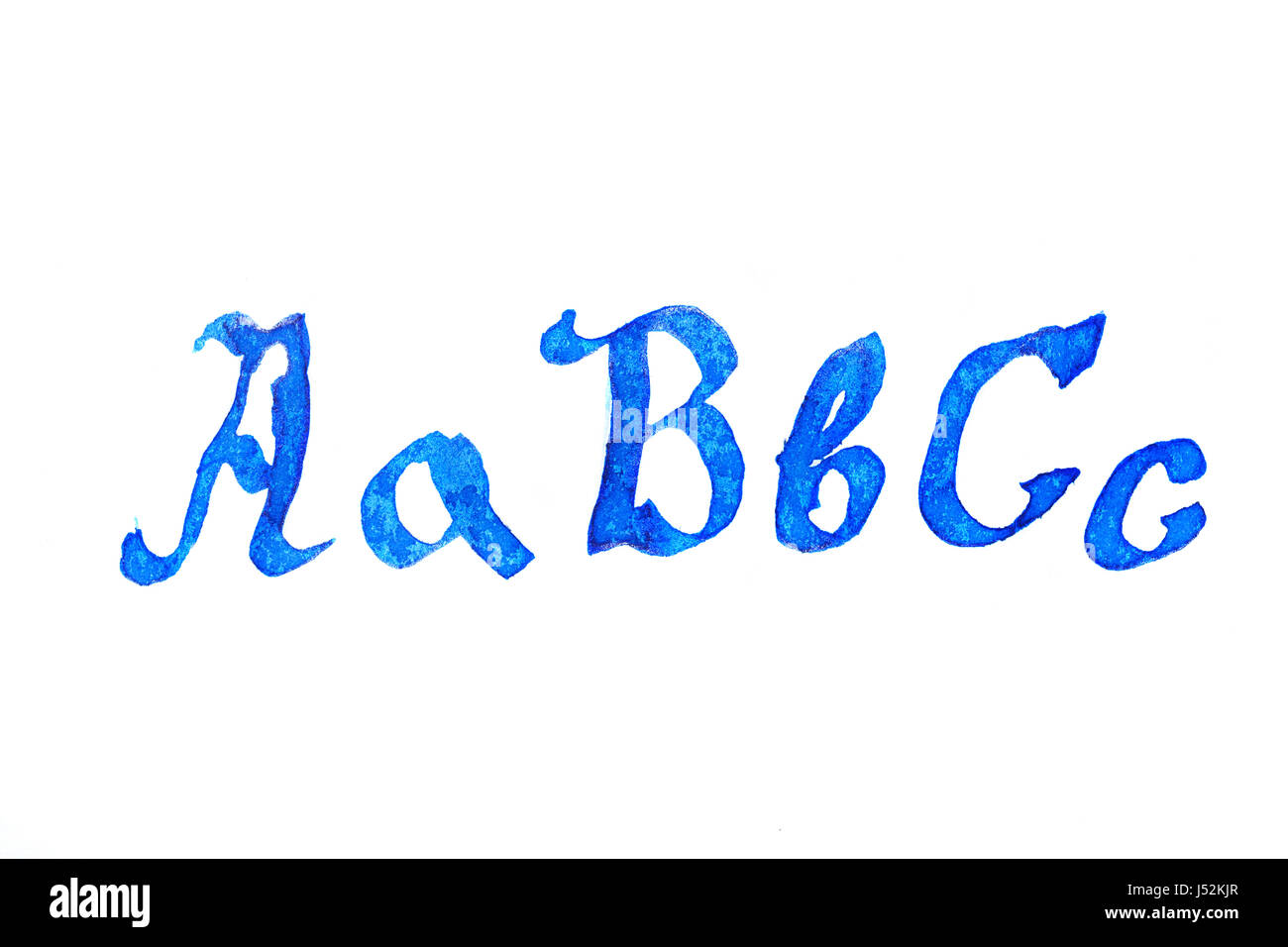 Blue ink note Cut Out Stock Images & Pictures - Alamy