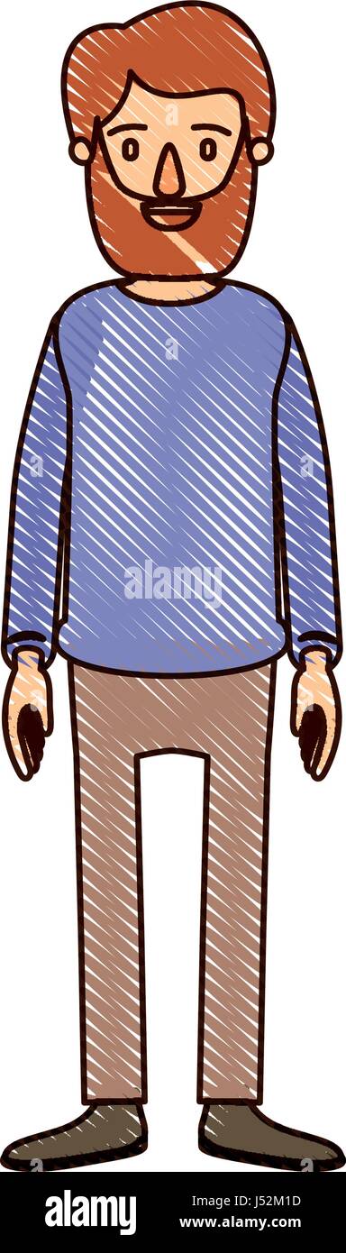 Color stripe cartoon full body hi-res stock photography and images - Alamy