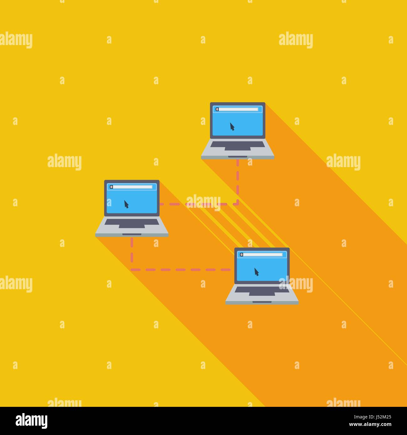 Computer keyboard logo social Stock Vector Images - Alamy