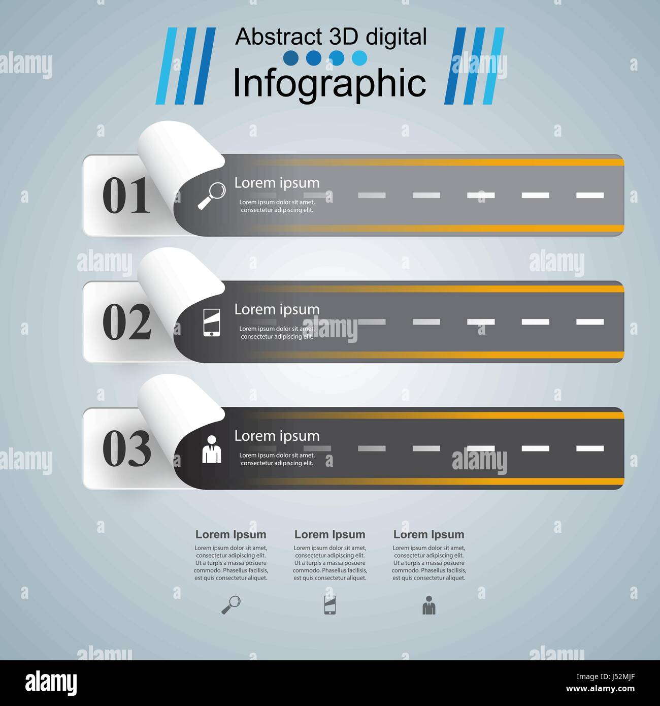 Road infographic design template and marketing icons Stock Vector Image ...