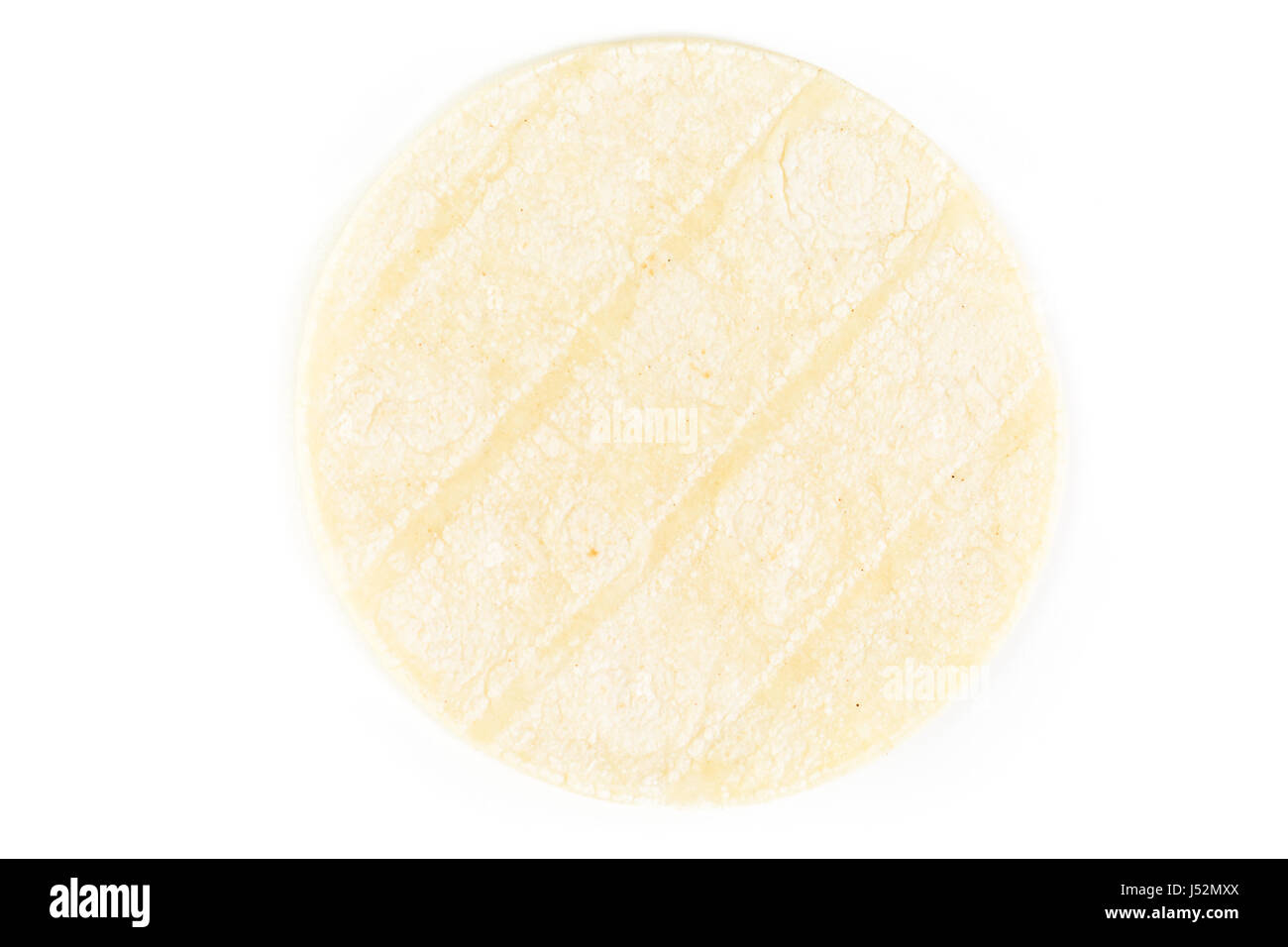 Fresh white corn tortillas on a white background Stock Photo - Alamy