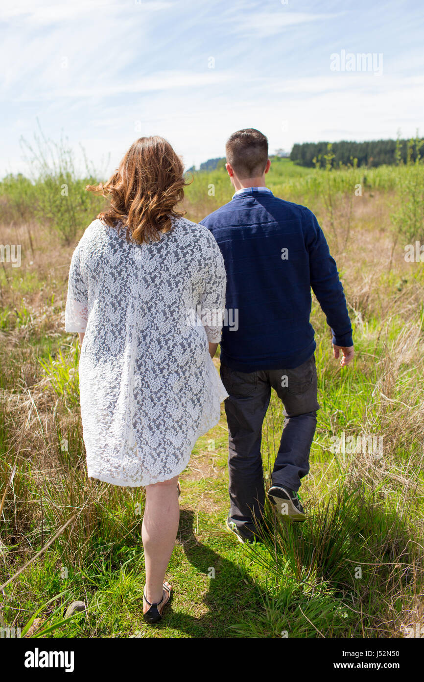 Young Married Couple Lifestyle Portrait Stock Photo - Alamy