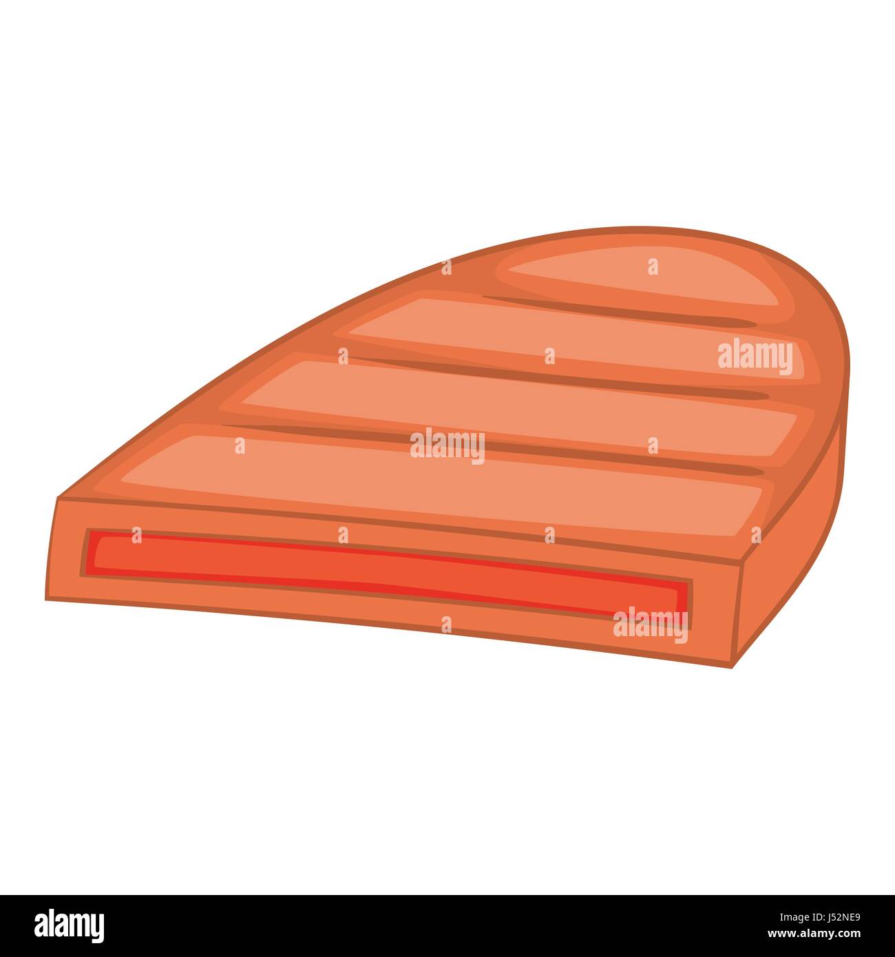 Half cutlets icon. Cartoon illustration of half cutlets vector icon for ...