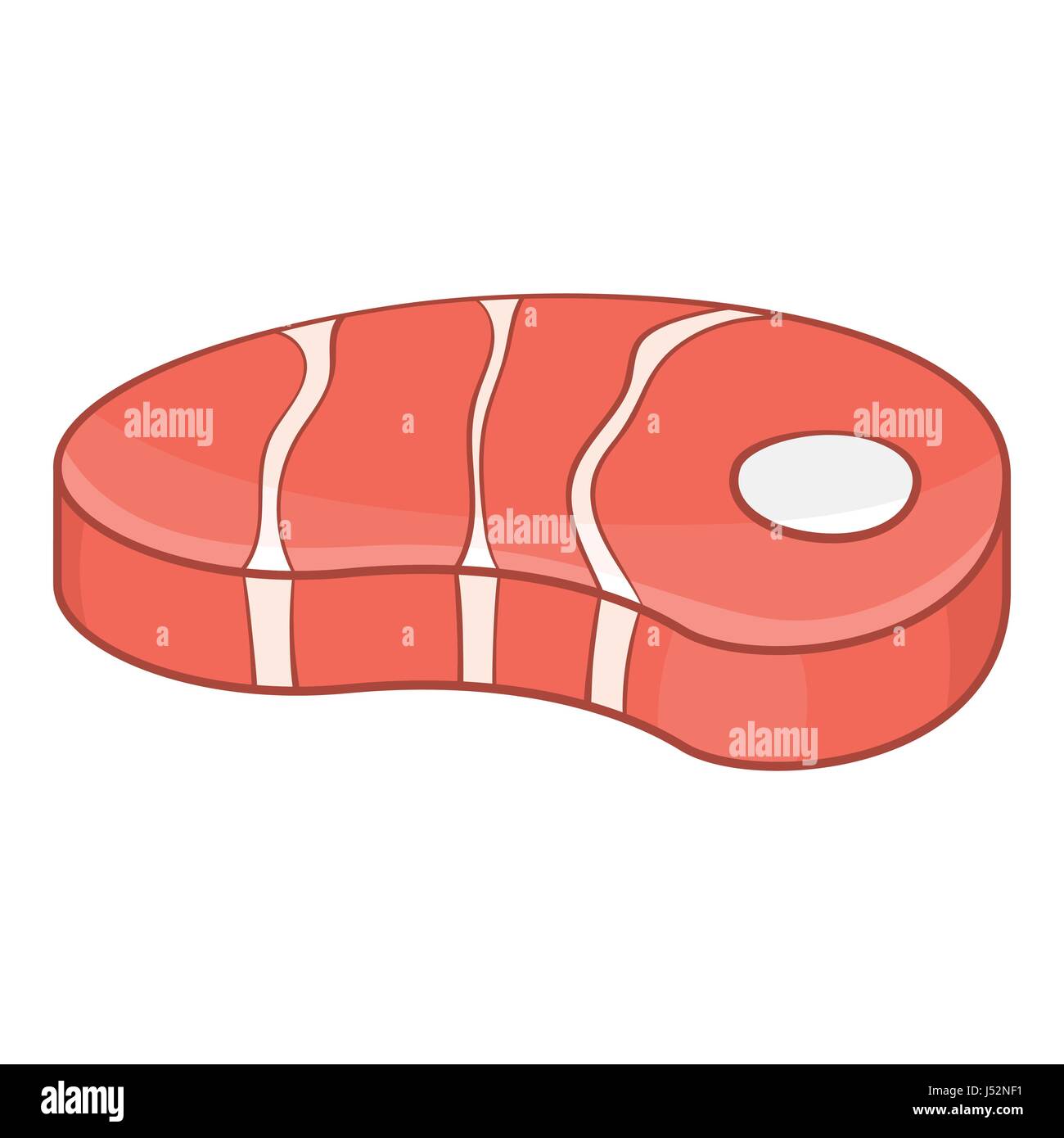 Juicy meat icon. Cartoon illustration of juicy meat vector icon for web ...