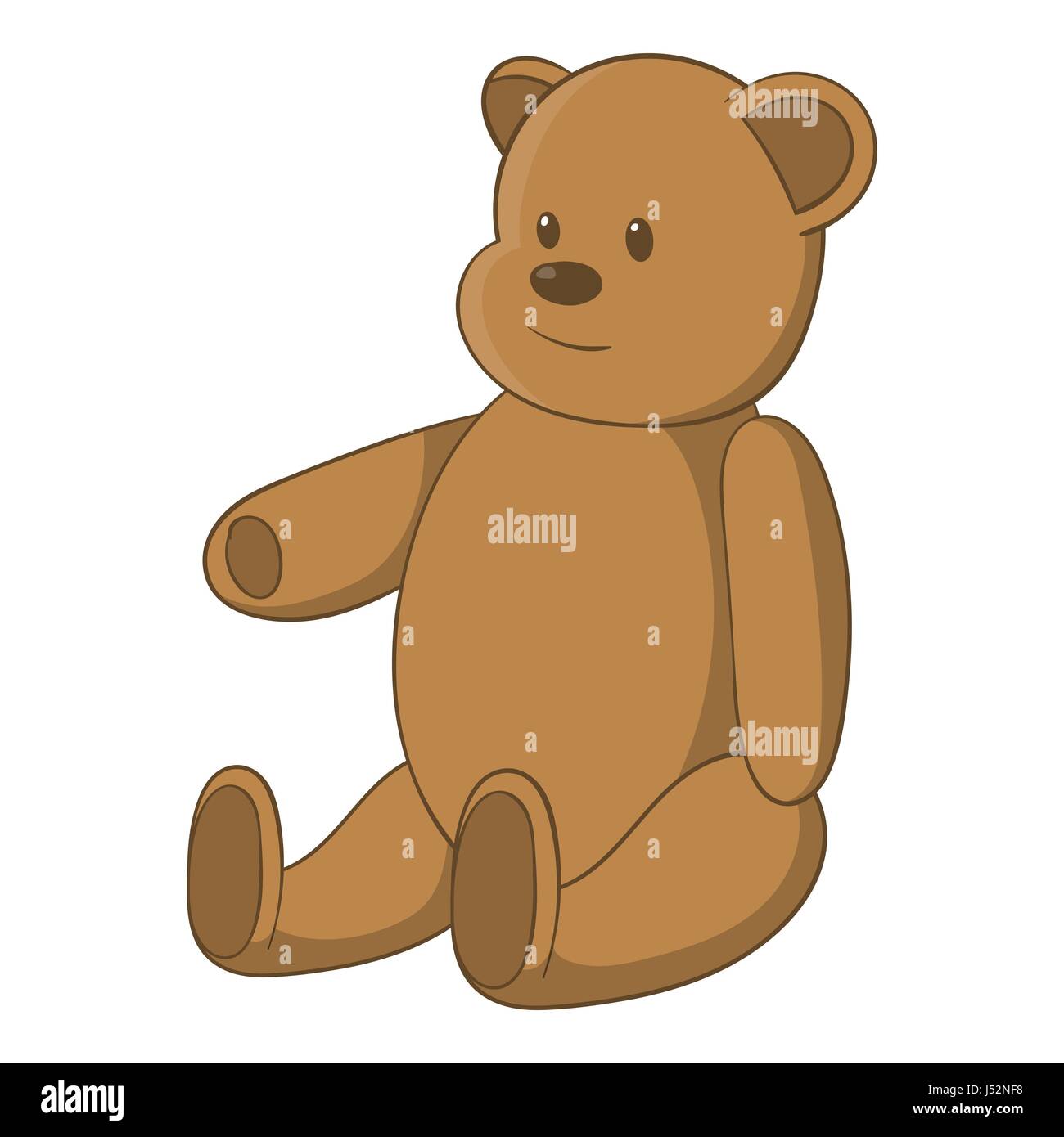 Bear icon. Cartoon illustration of bear vector icon for web Stock ...