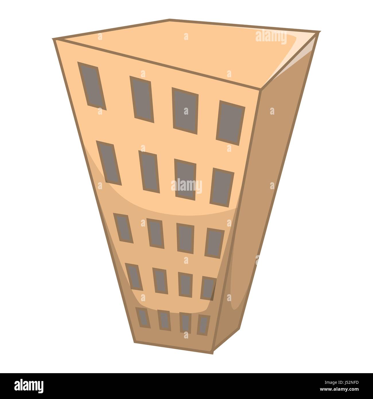 Building icon. Cartoon illustration of building vector icon for web ...
