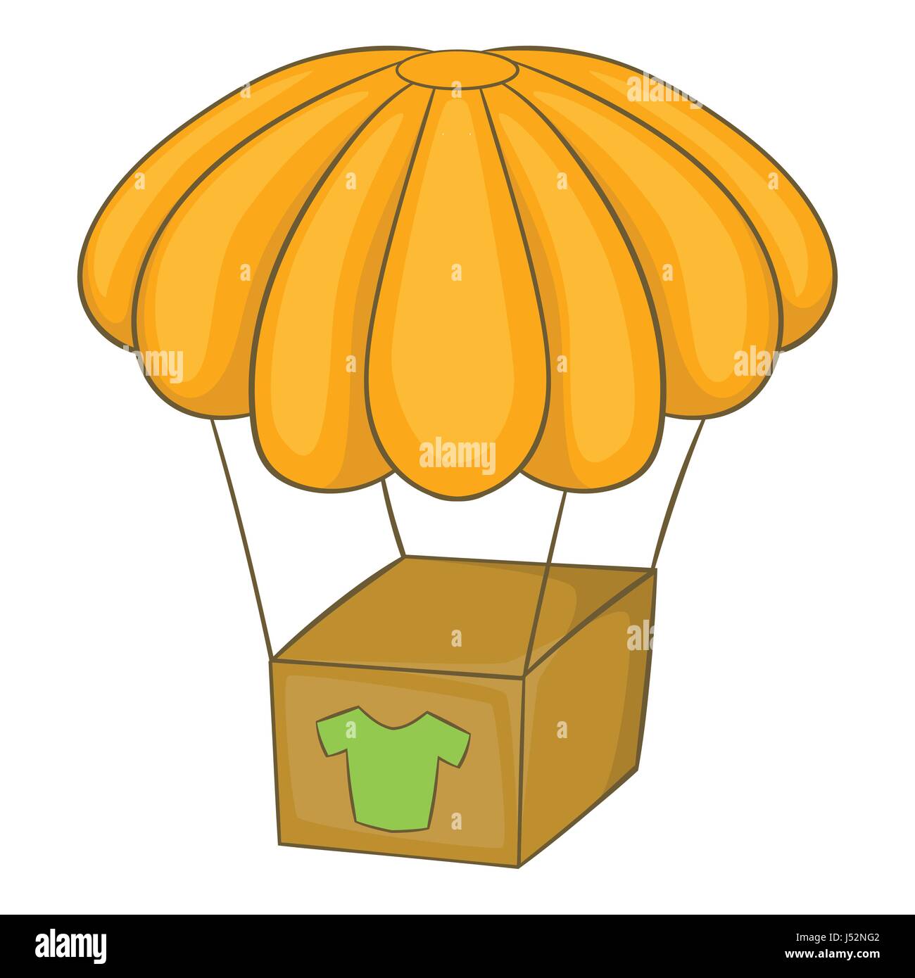 Balloon icon. Cartoon illustration of balloon vector icon for web Stock ...