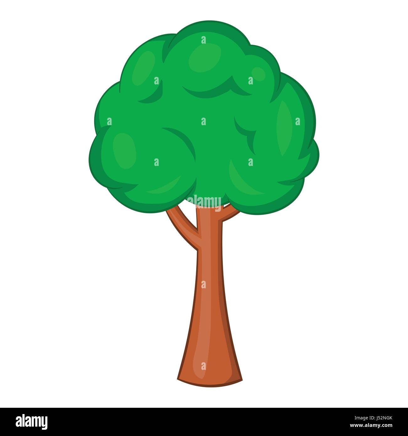 Tree icon. Cartoon illustration of tree vector icon for web Stock ...