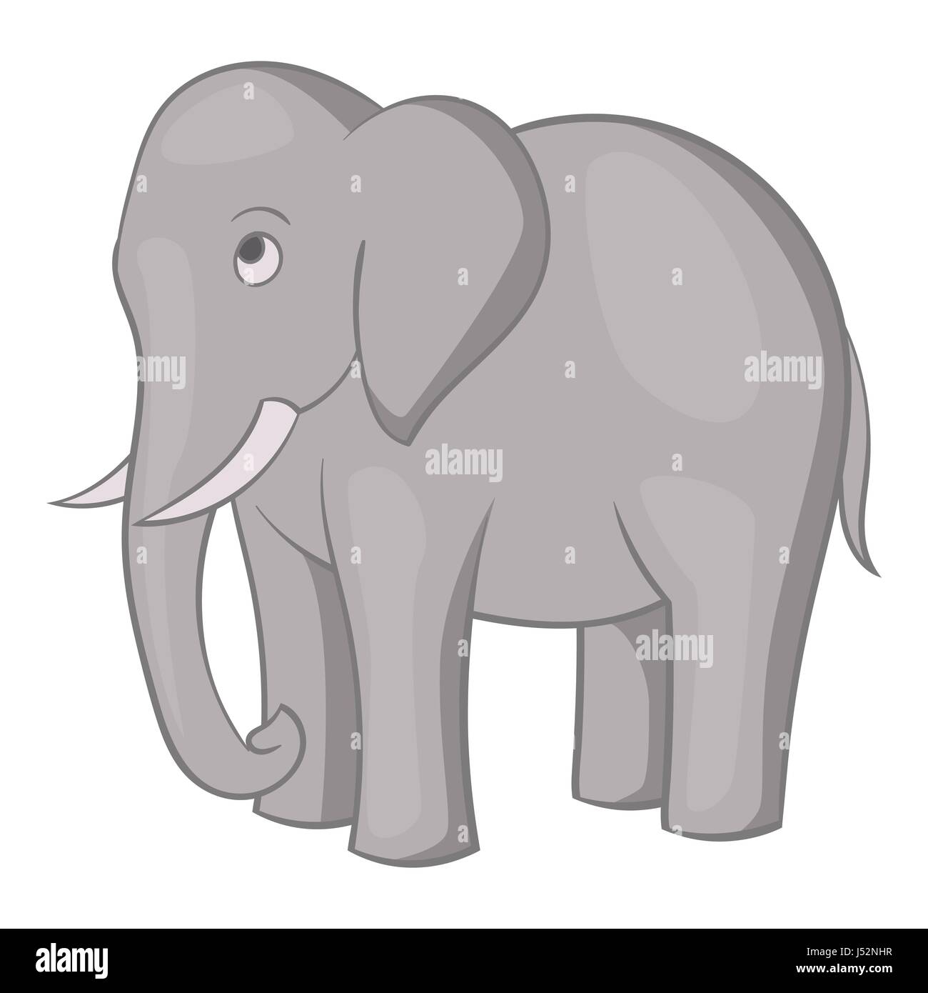 Elephant icon. Cartoon illustration of elephant vector icon for web ...