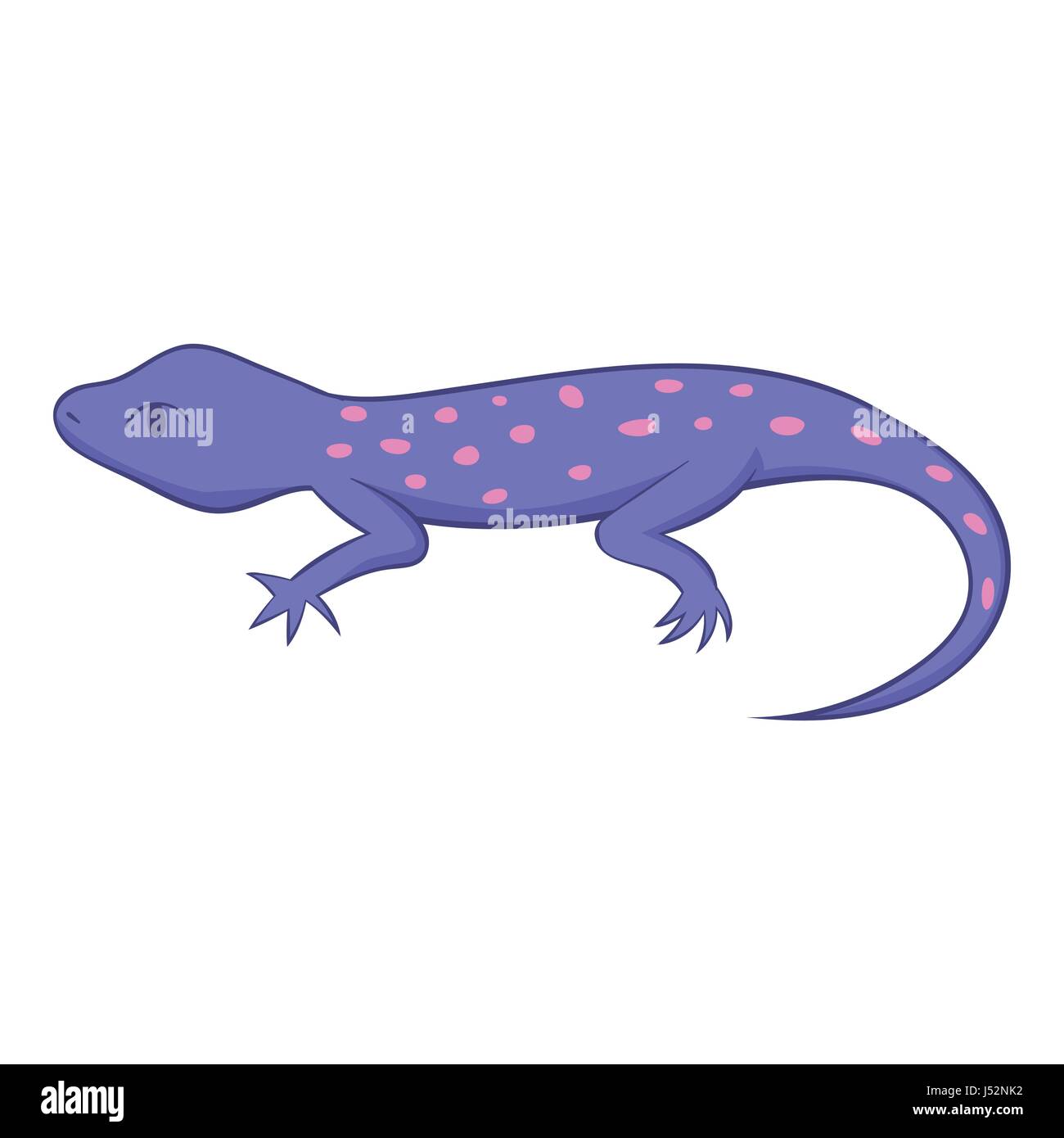 Spotted lizard icon. Cartoon illustration of spotted lizard vector icon ...