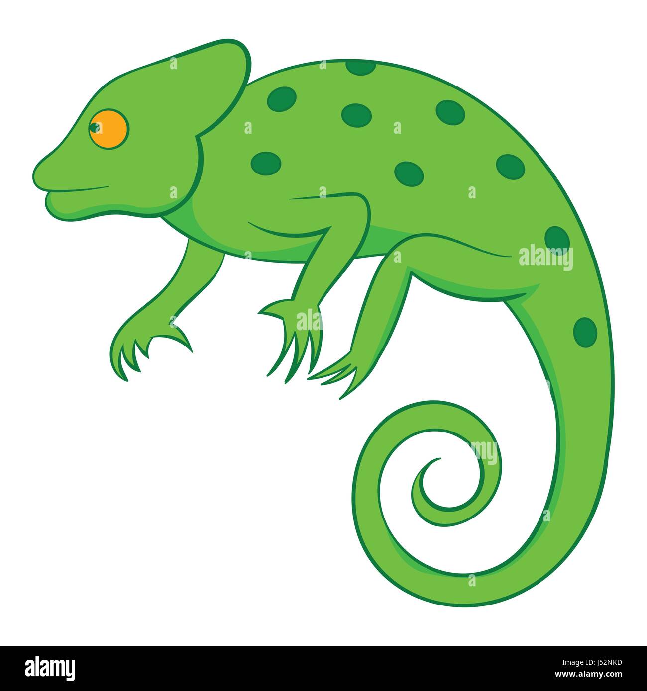 Chameleon icon. Cartoon illustration of chameleon vector icon for web ...