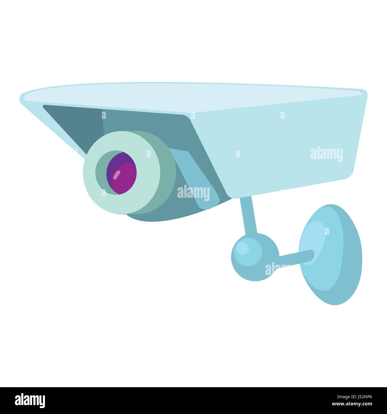 Security camera icon. Cartoon illustration of security camera vector ...