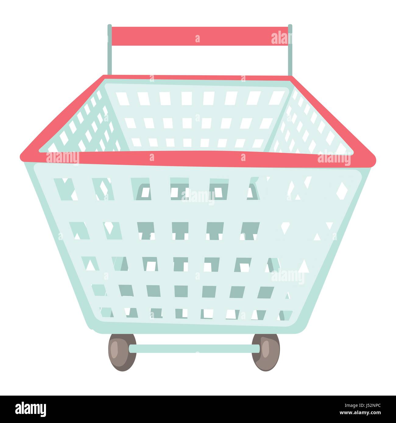 Shopping cart icon. Cartoon illustration of shopping cart vector icon ...