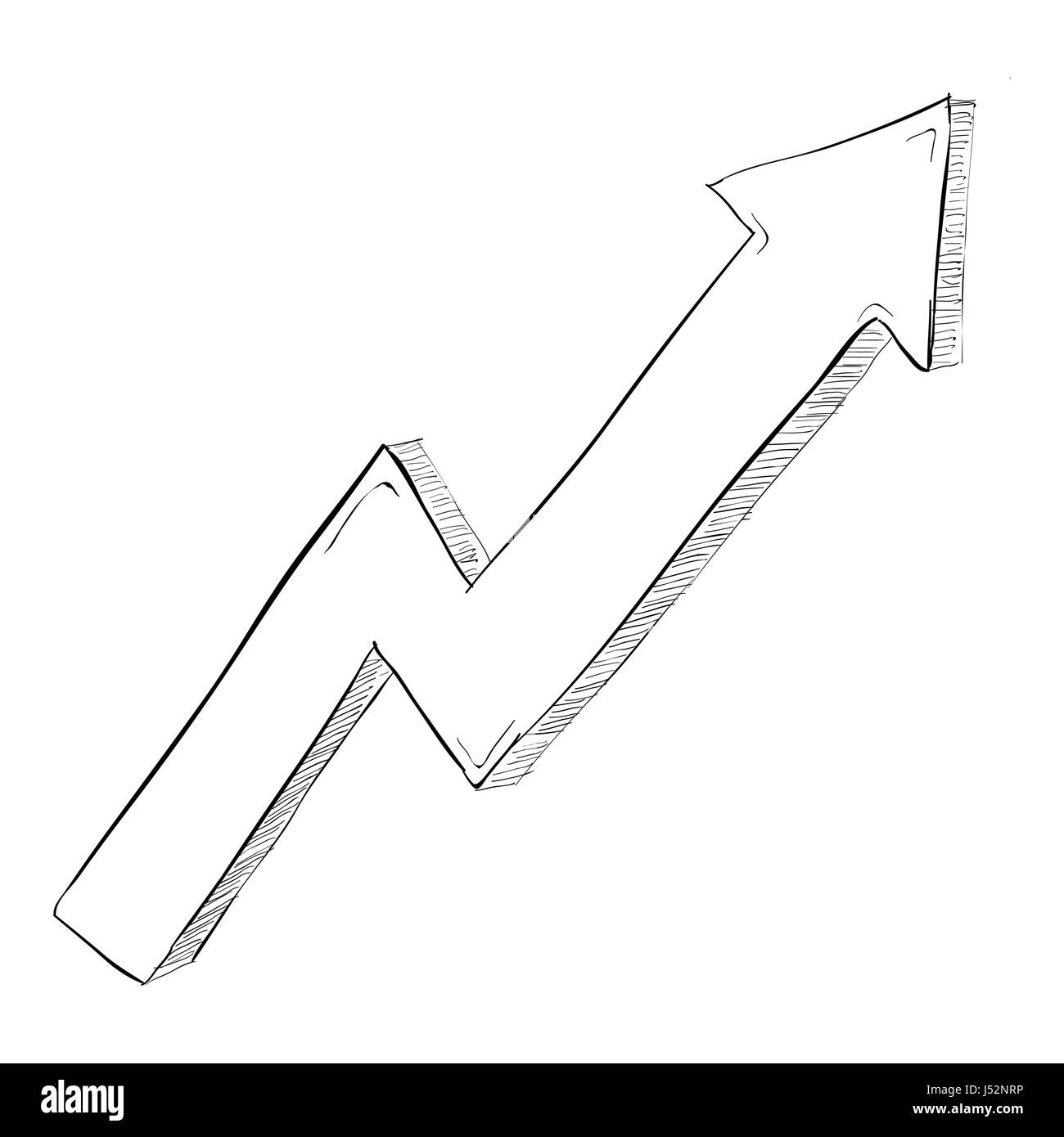 Growth infographics. Hand drawn illustration of growth vector ...