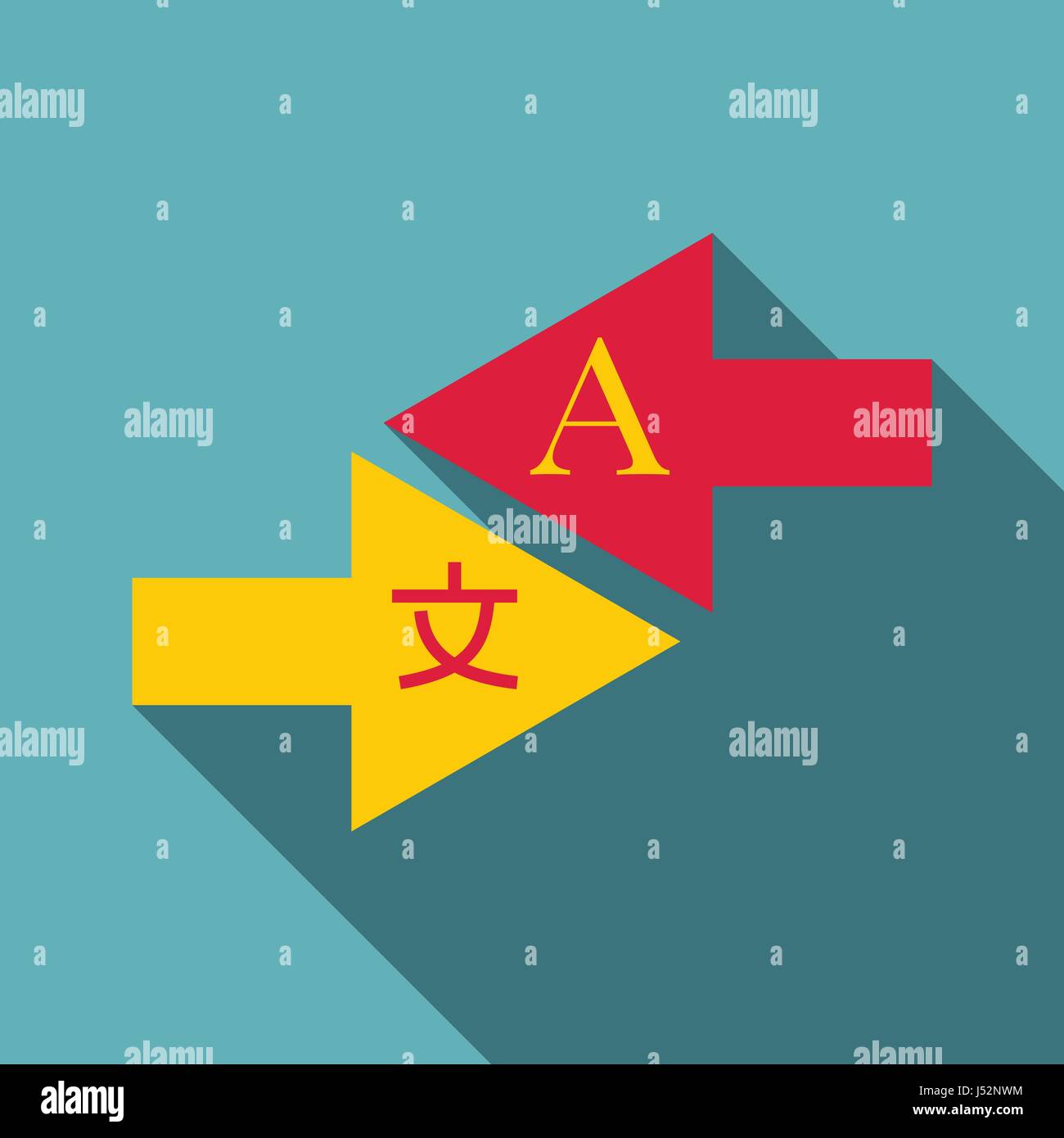 Interpretation icon. Flat illustration of interpretation vector icon ...