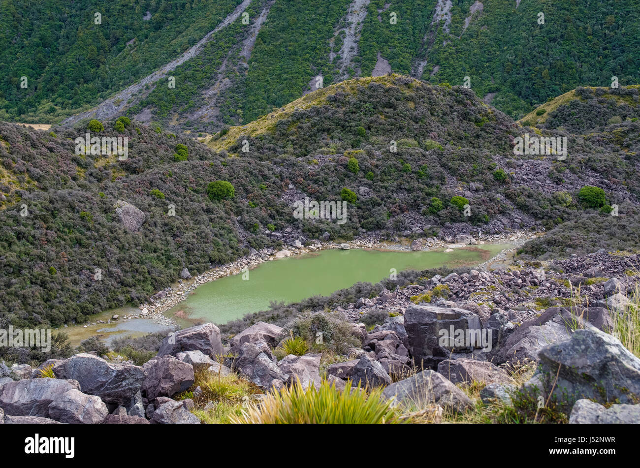Tasman glacier lake walk hi-res stock photography and images - Alamy