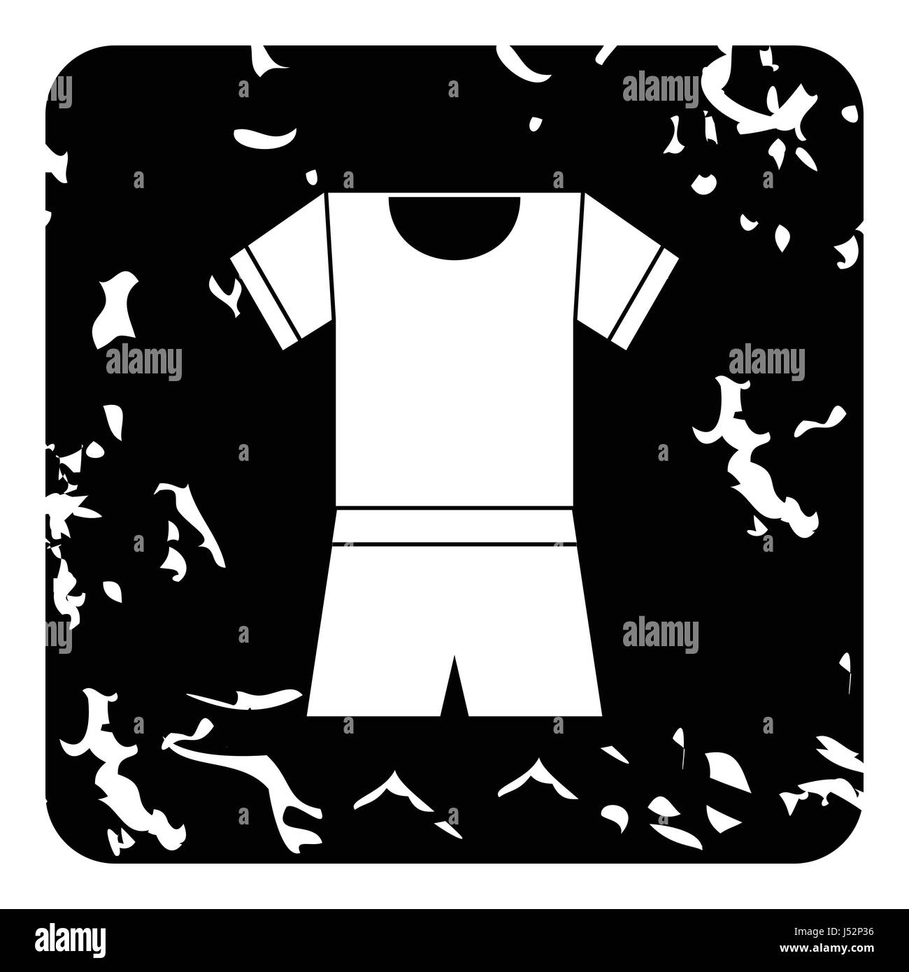 Sport uniform icon. Grunge illustration of sport uniform vector icon ...