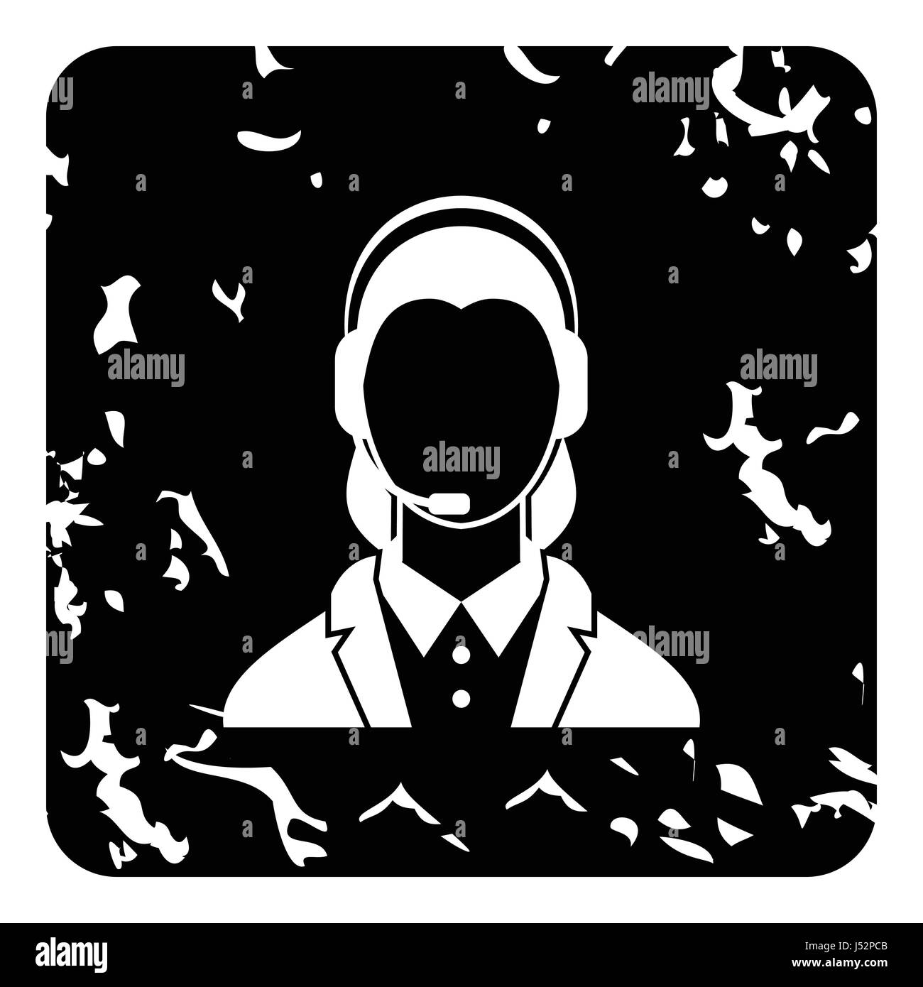 Dispatcher icon. Grunge illustration of dispatcher vector icon for web ...