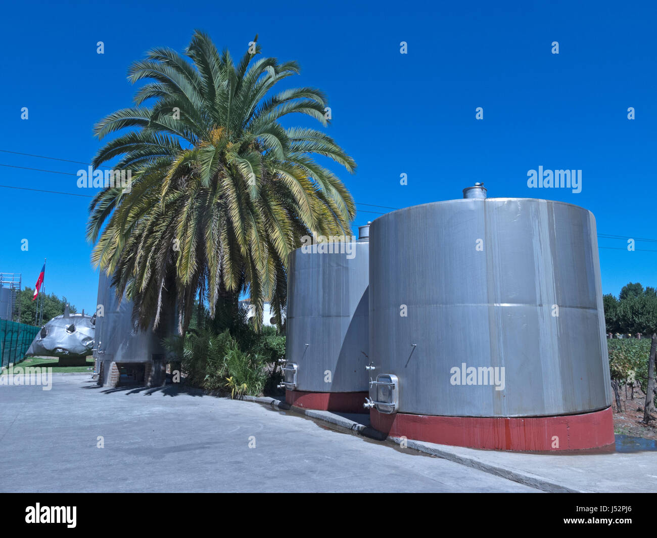 Wine fermentation vessels in a winery hi-res stock photography and ...