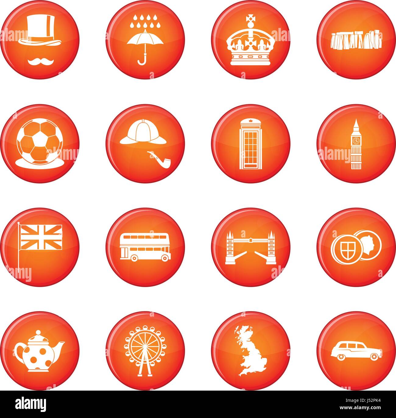 Great Britain icons vector set Stock Vector Image & Art - Alamy
