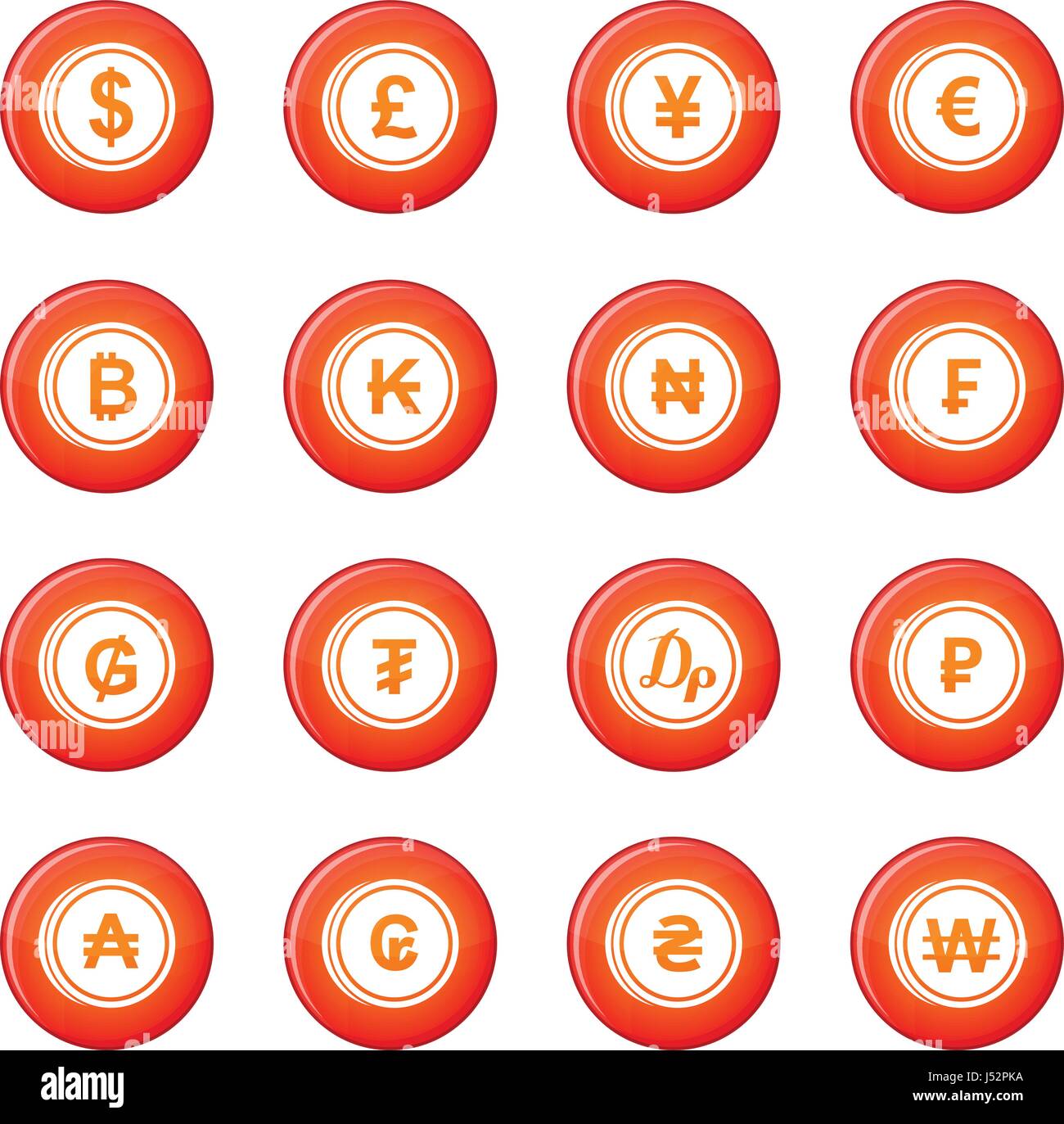 Currency icons vector set Stock Vector Image & Art - Alamy