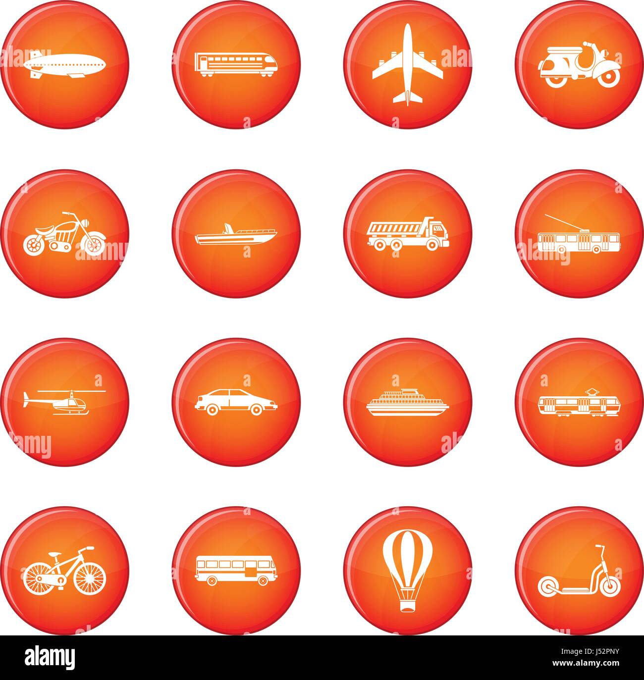 Transportation icons vector set Stock Vector Image & Art - Alamy