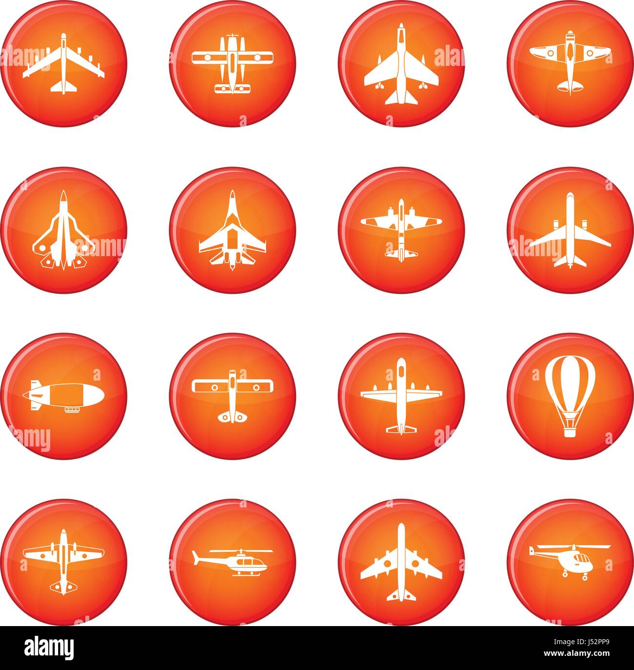 Aviation icons vector set Stock Vector Image & Art - Alamy