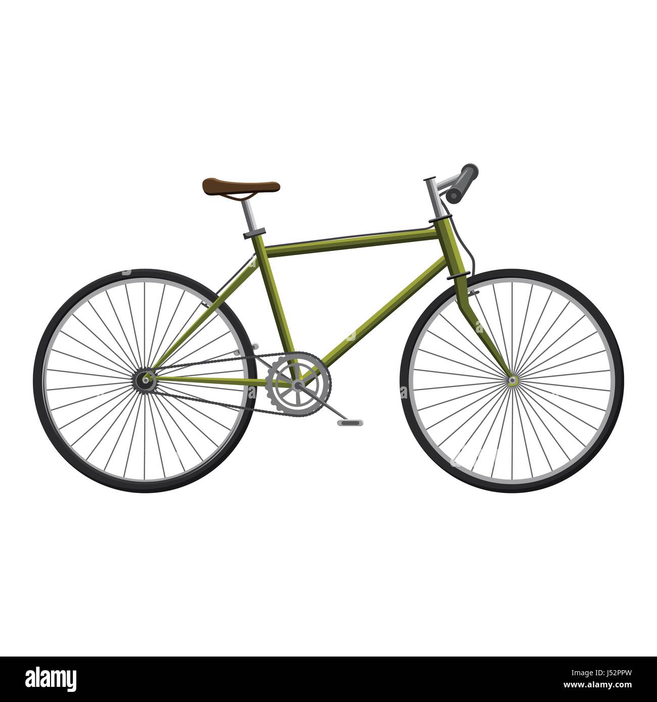 Bike icon, cartoon style Stock Vector Image & Art - Alamy