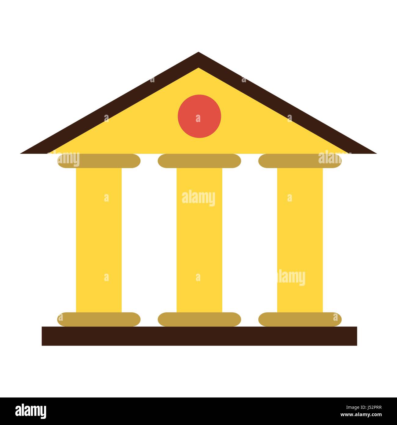 Justice court building icon, flat style Stock Vector Image & Art - Alamy