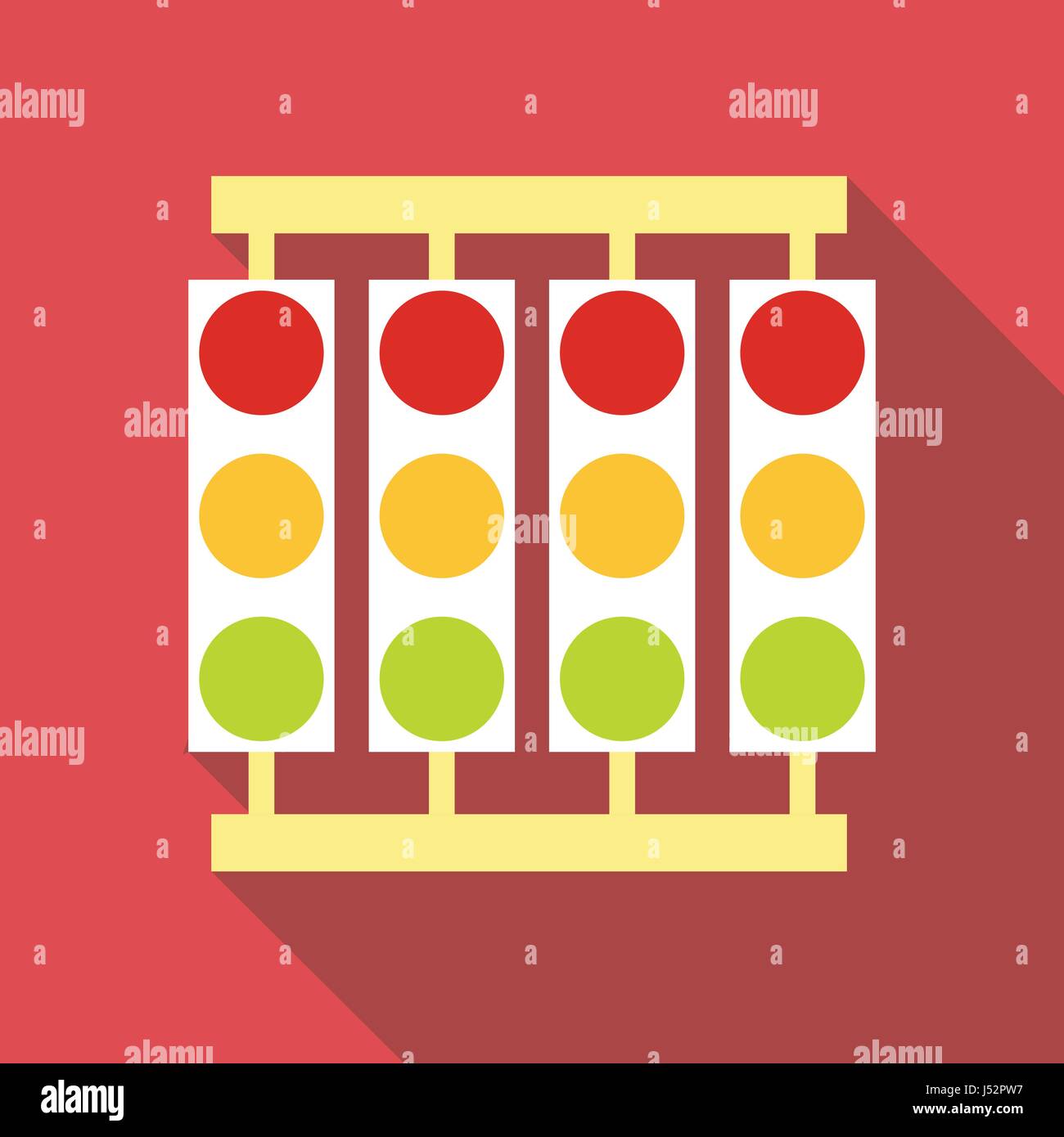 Start lights in race icon, flat style Stock Vector Image & Art - Alamy