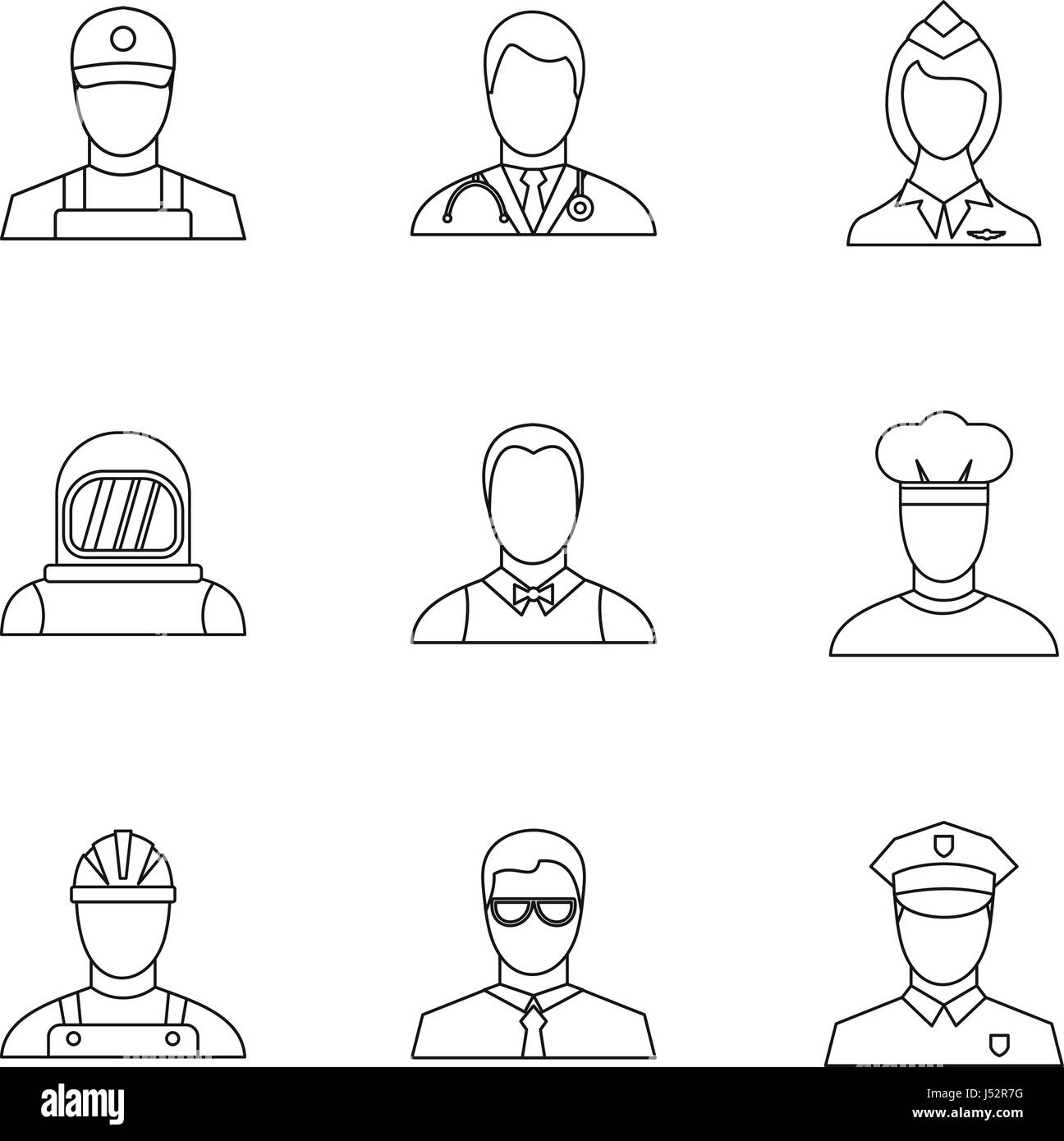 Specialty icons set, outline style Stock Vector Image & Art - Alamy