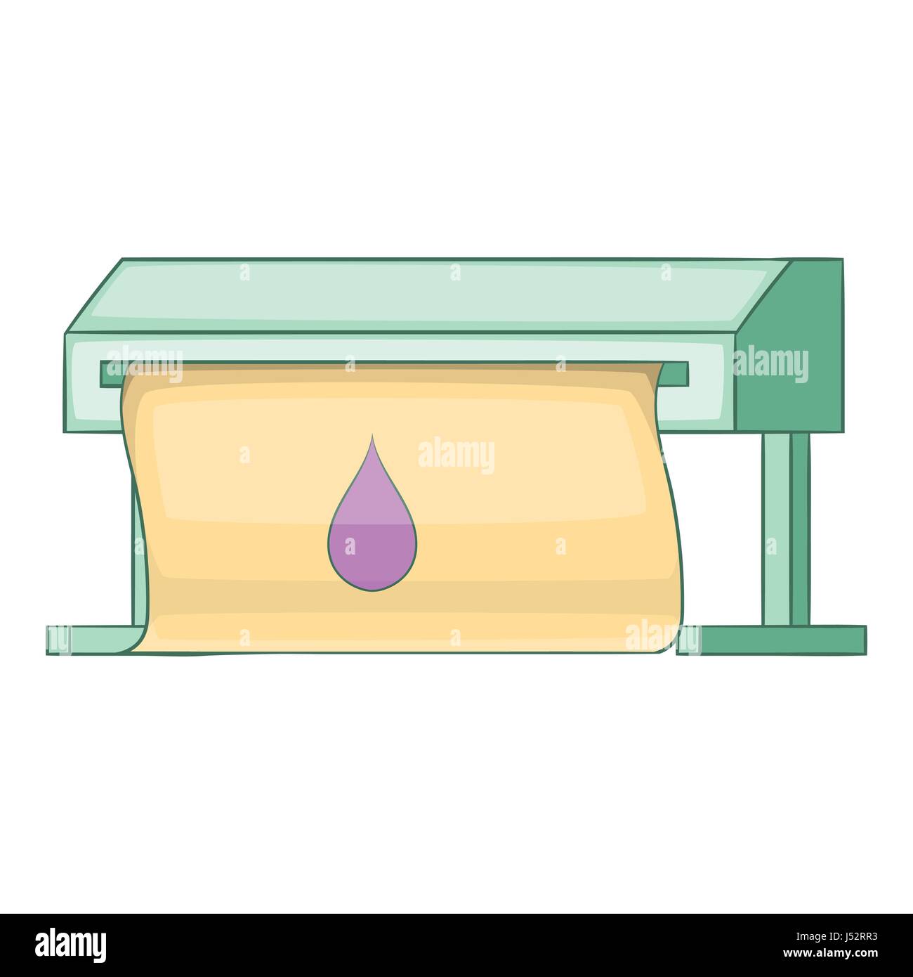 Plotter icon, cartoon style Stock Vector Image & Art - Alamy