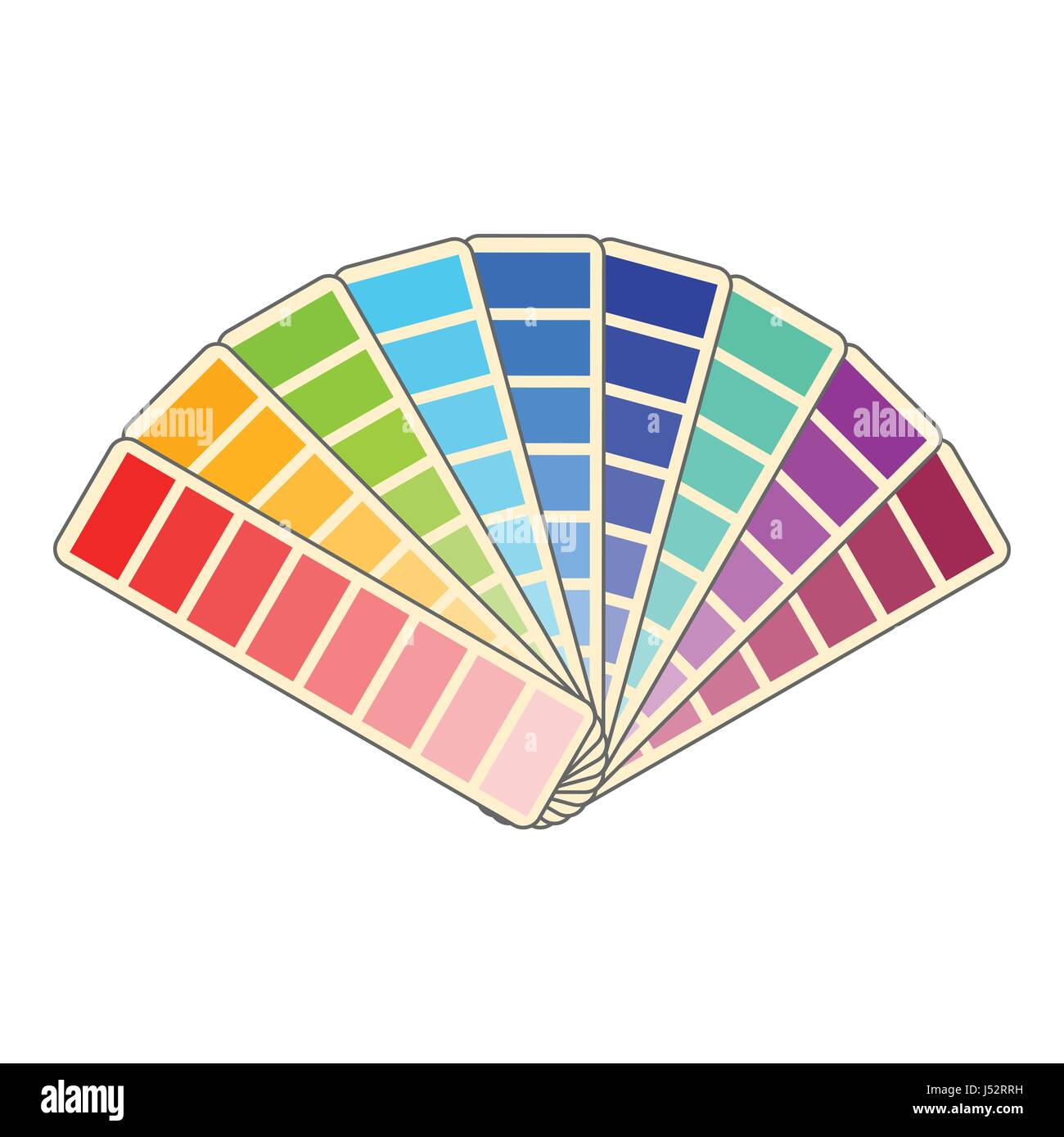 Color swatch icon, cartoon style Stock Vector Image & Art - Alamy