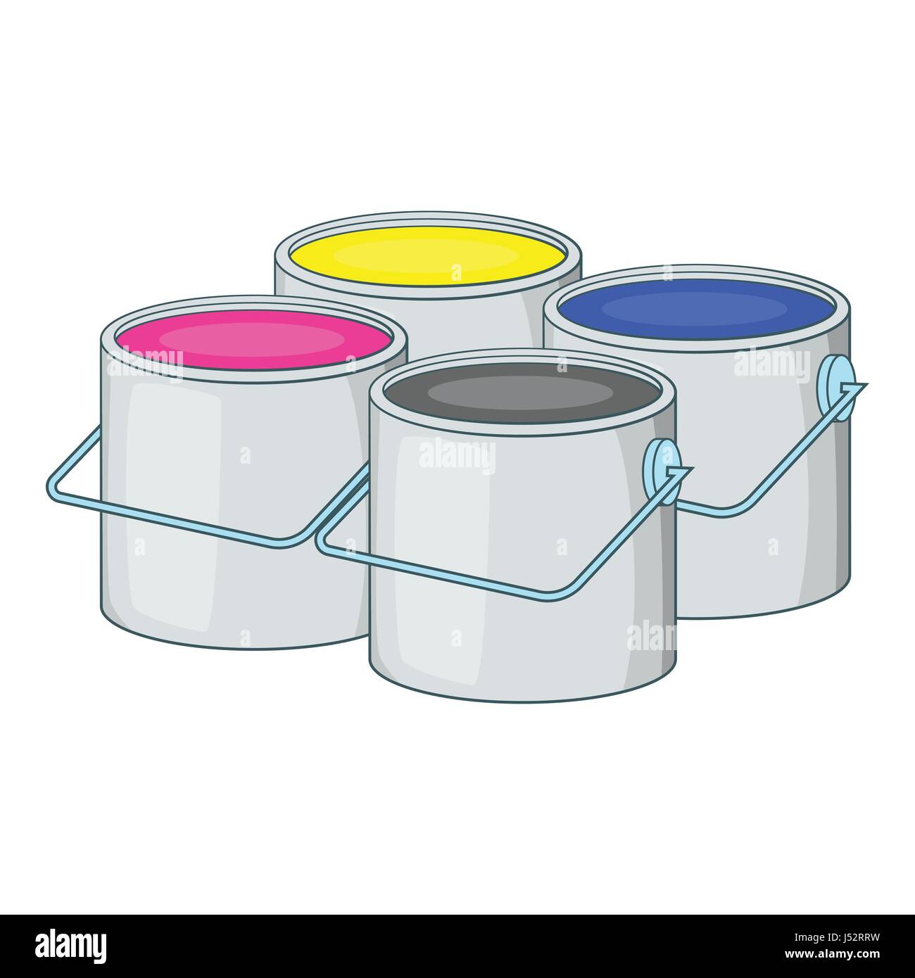 Printer ink icon cartoon style Stock Vector Images - Alamy