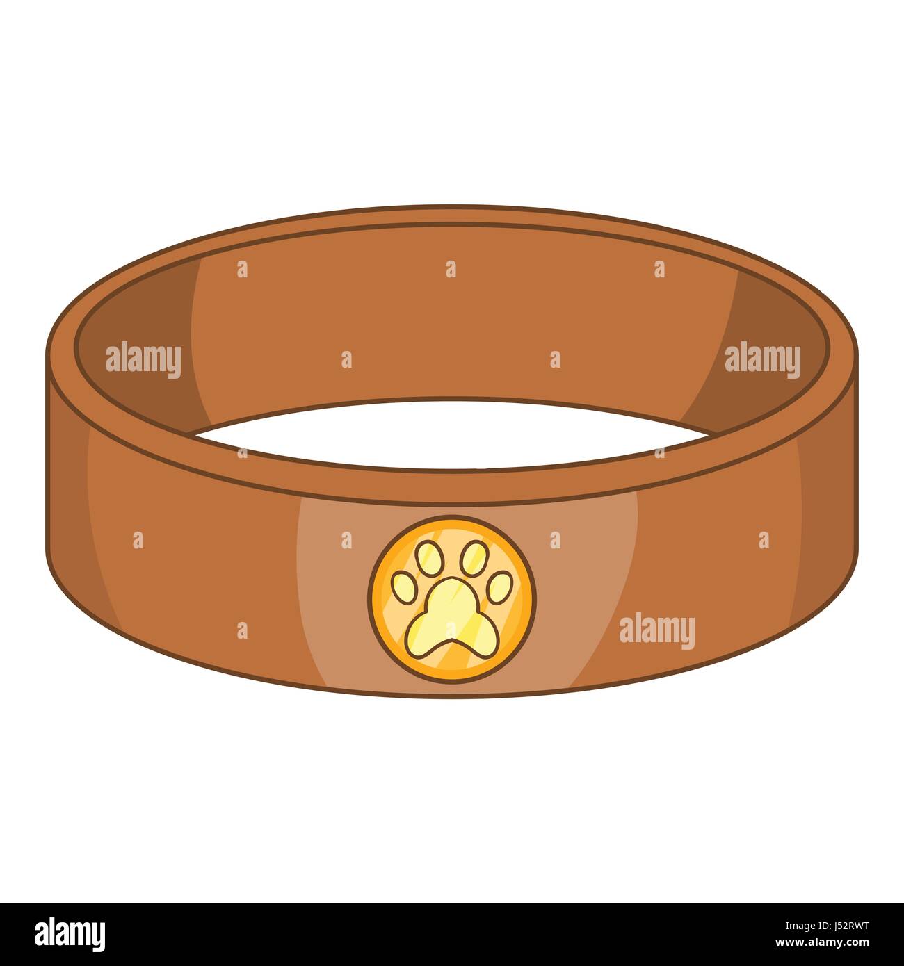 Pet collar icon, cartoon style Stock Vector Image & Art - Alamy