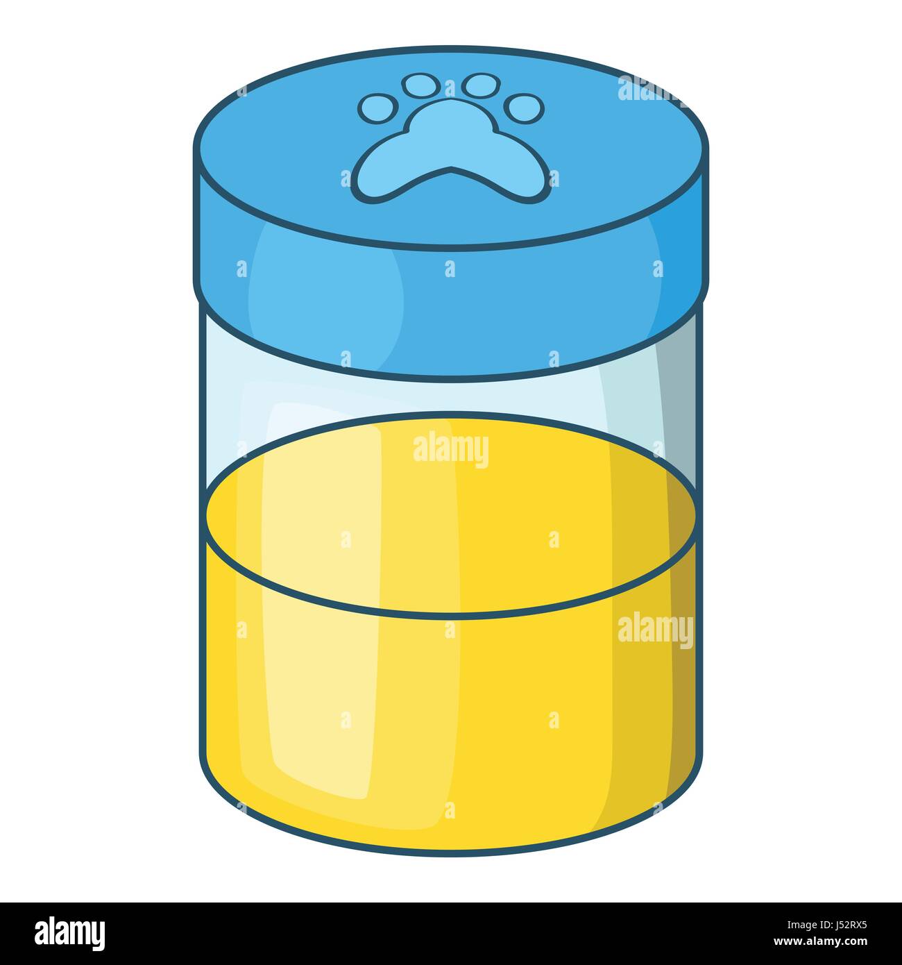 Pets urine sample icon, cartoon style Stock Vector Image & Art - Alamy