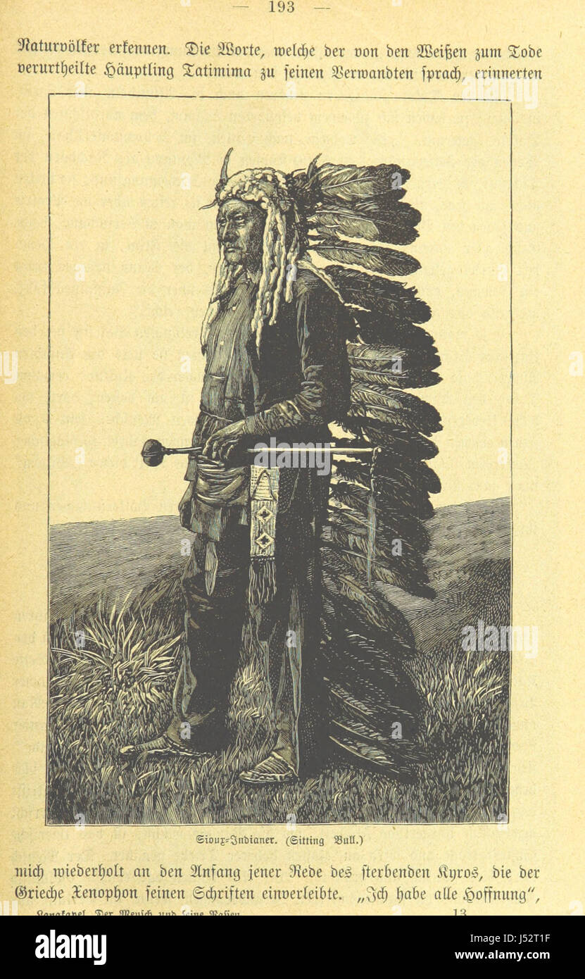 Der Mensch und seine Rassen. Mit ... Illustrationen Stock Photo - Alamy