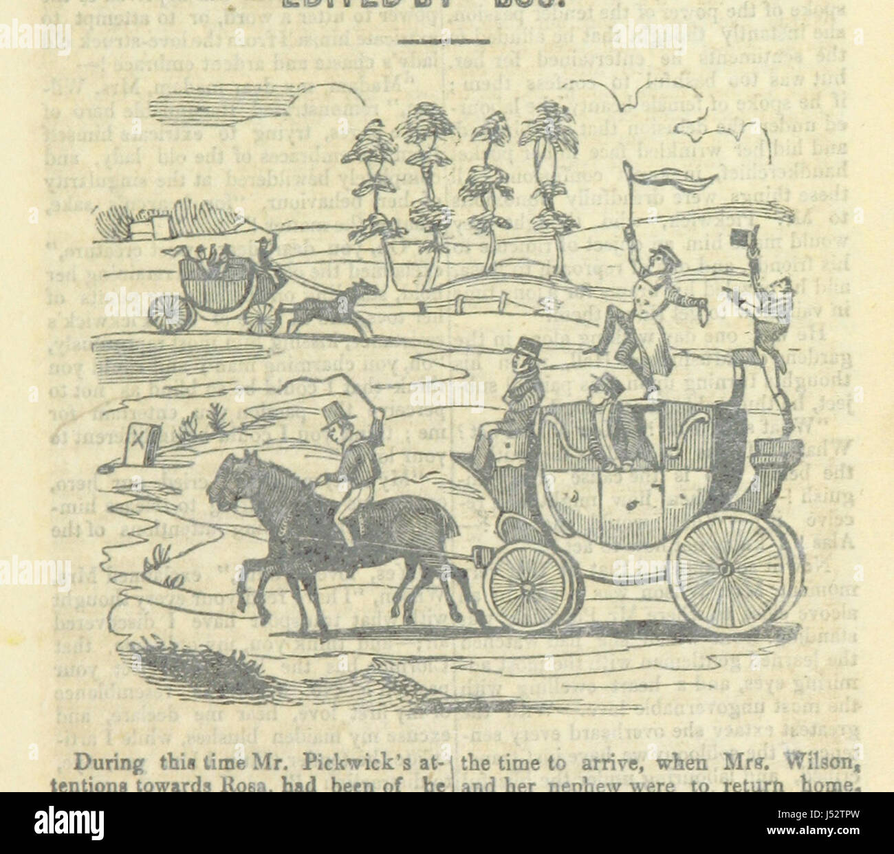 The post-humorous notes of the Pickwickian Club. Edited by “Bos ...