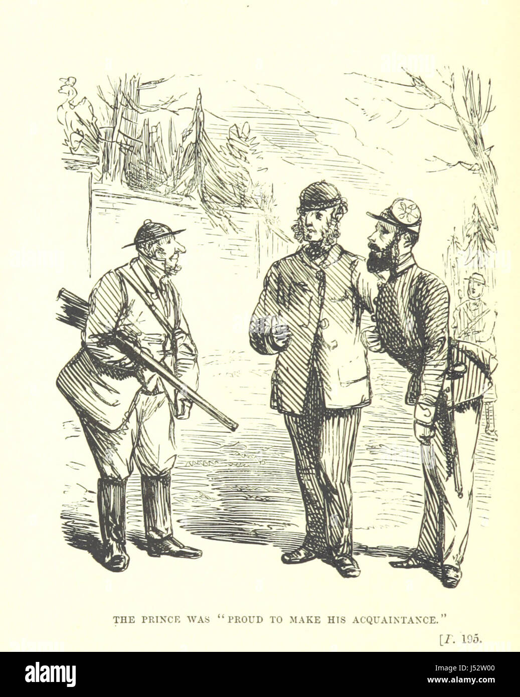 The image from R.S. Surtees' work 'Plain or Ringlets?' illustrates a ...