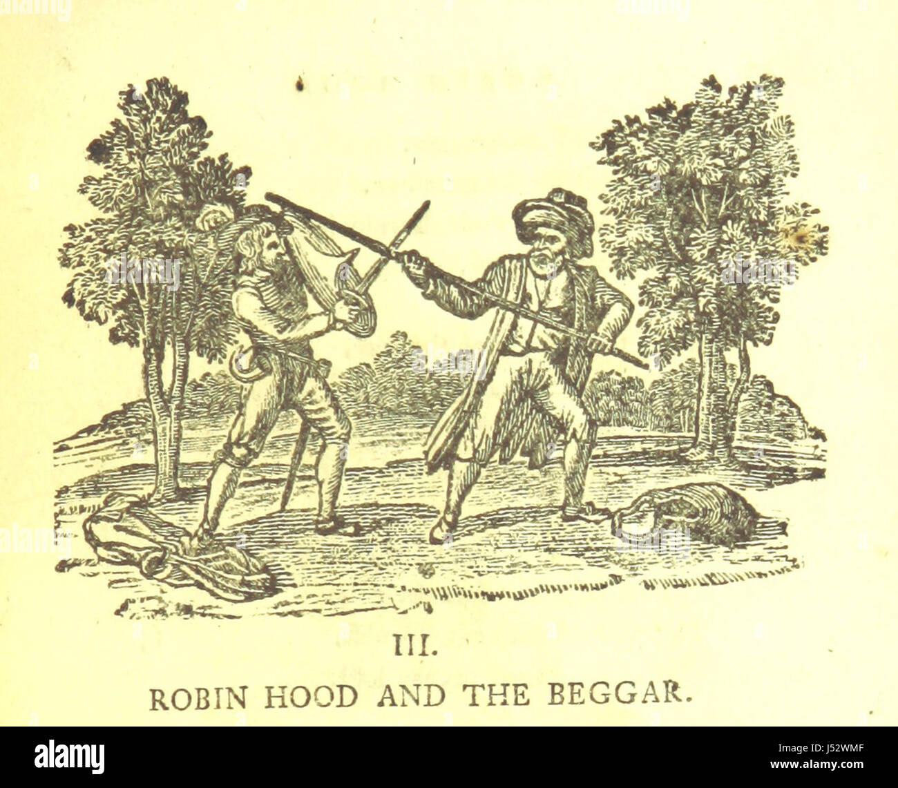 Robin hood thomas bewick hi-res stock photography and images - Alamy