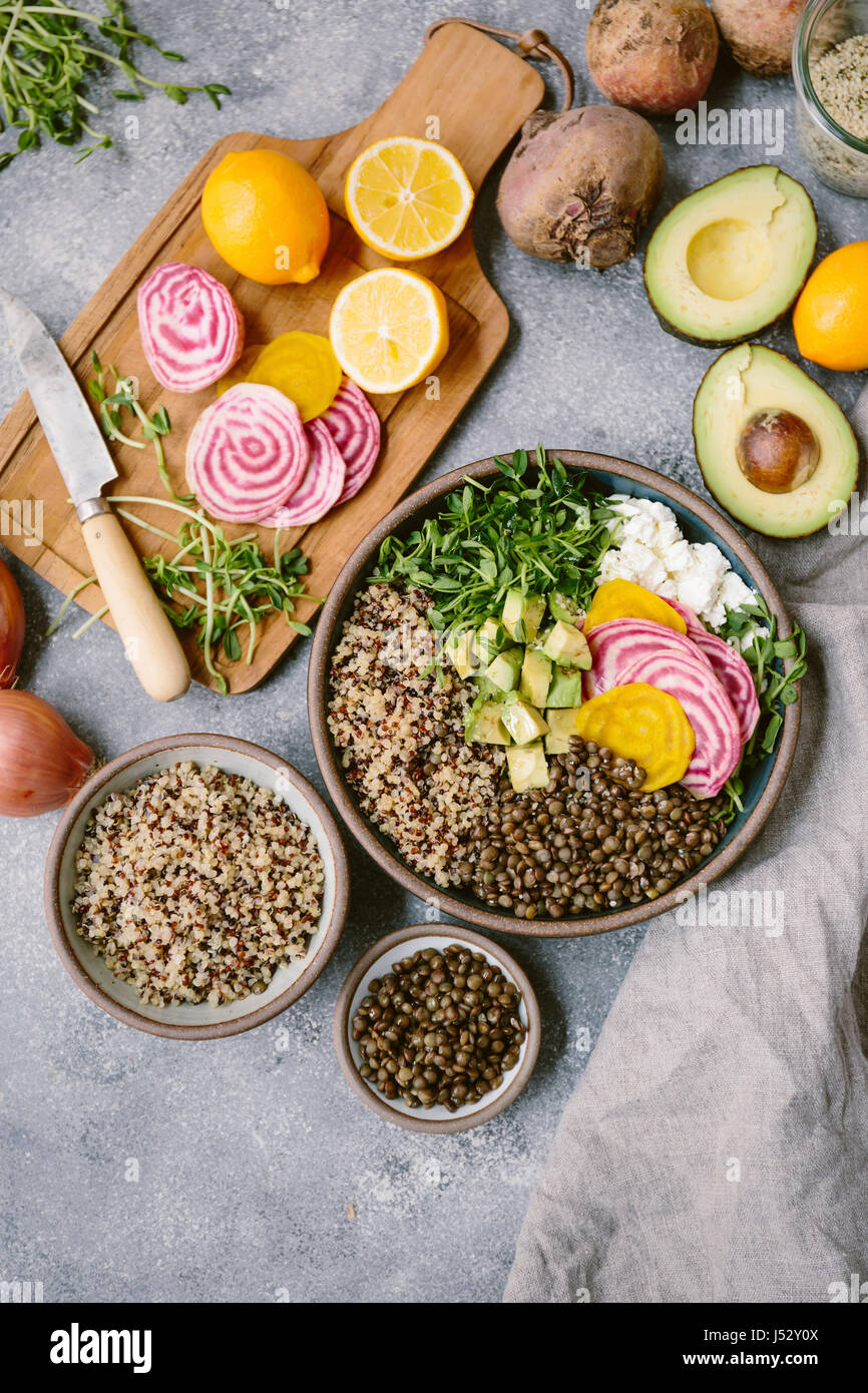Spring Abundance Bowl Stock Photo - Alamy