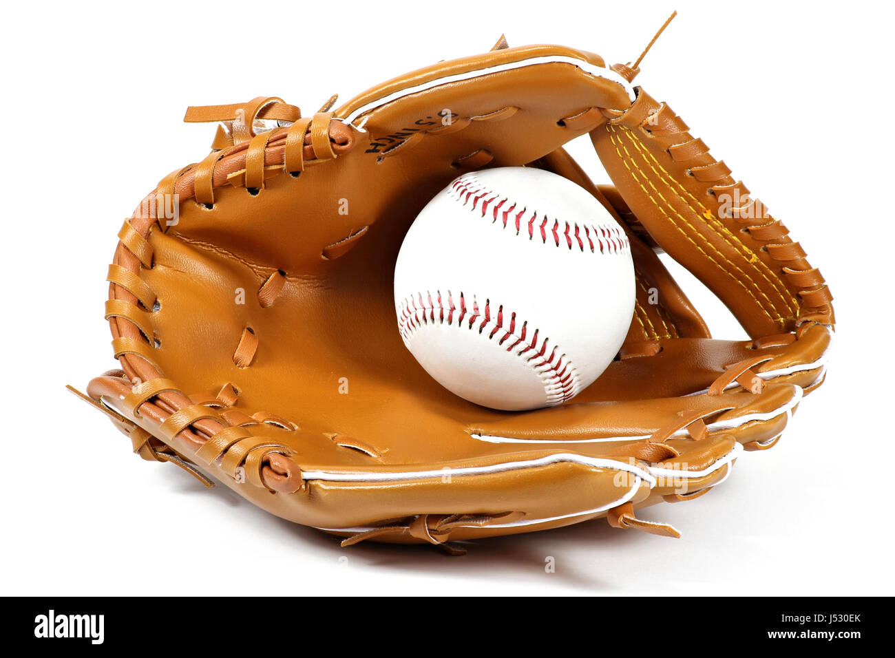 baseball equipment isolated on white background Stock Photo - Alamy