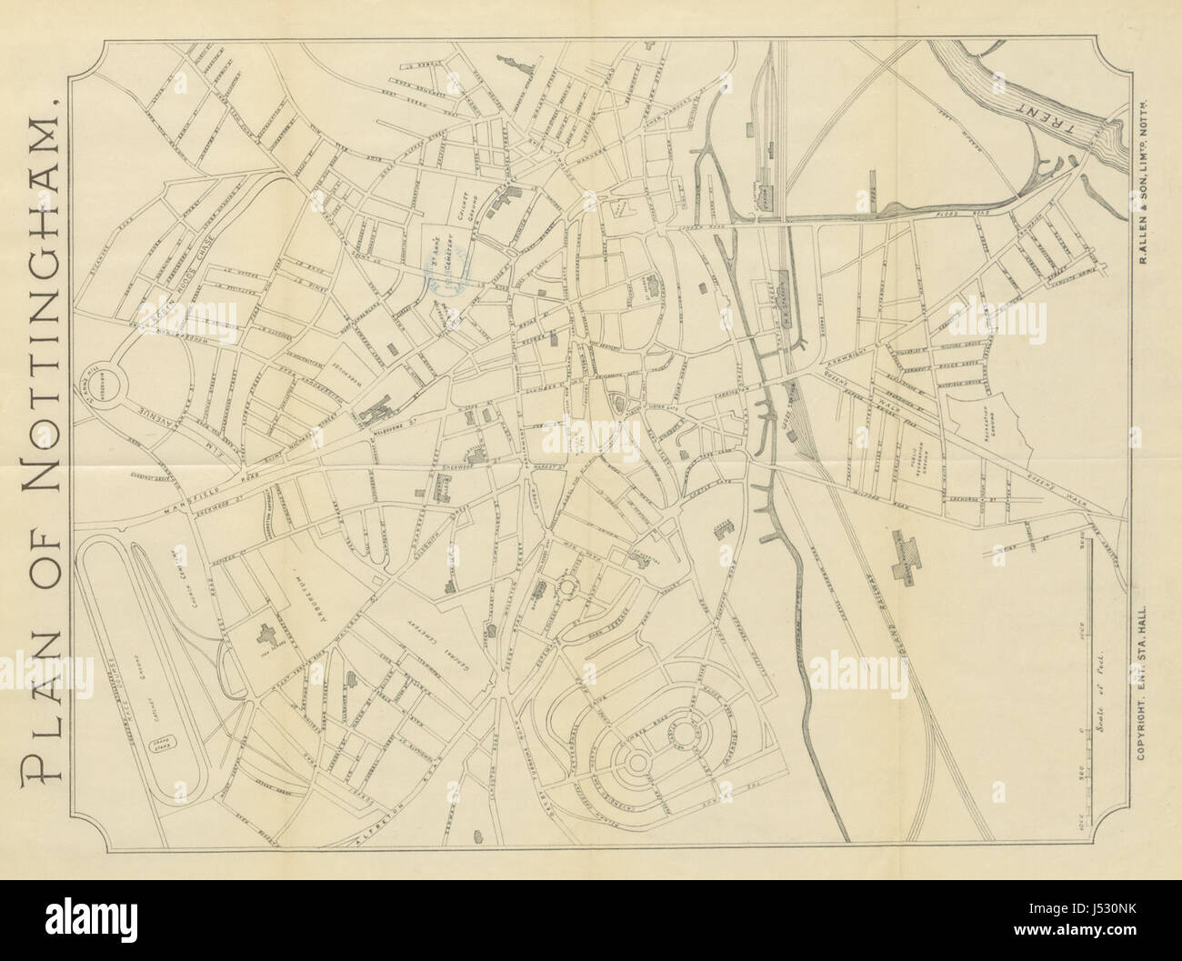 Allen's Illustrated Guide to Nottingham is a detailed work that offers ...
