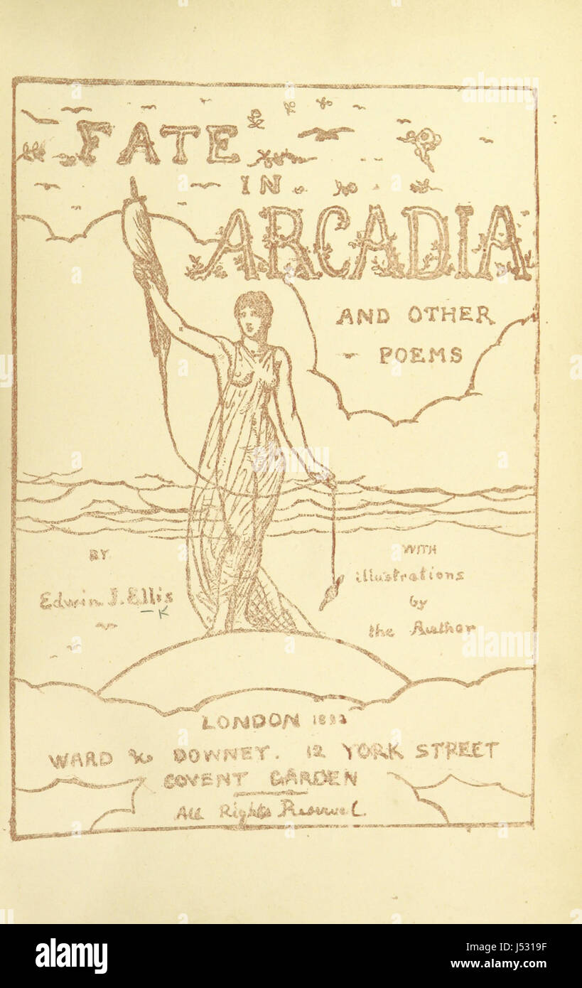 Fate in Arcadia; and other poems ... With illustrations by the author ...