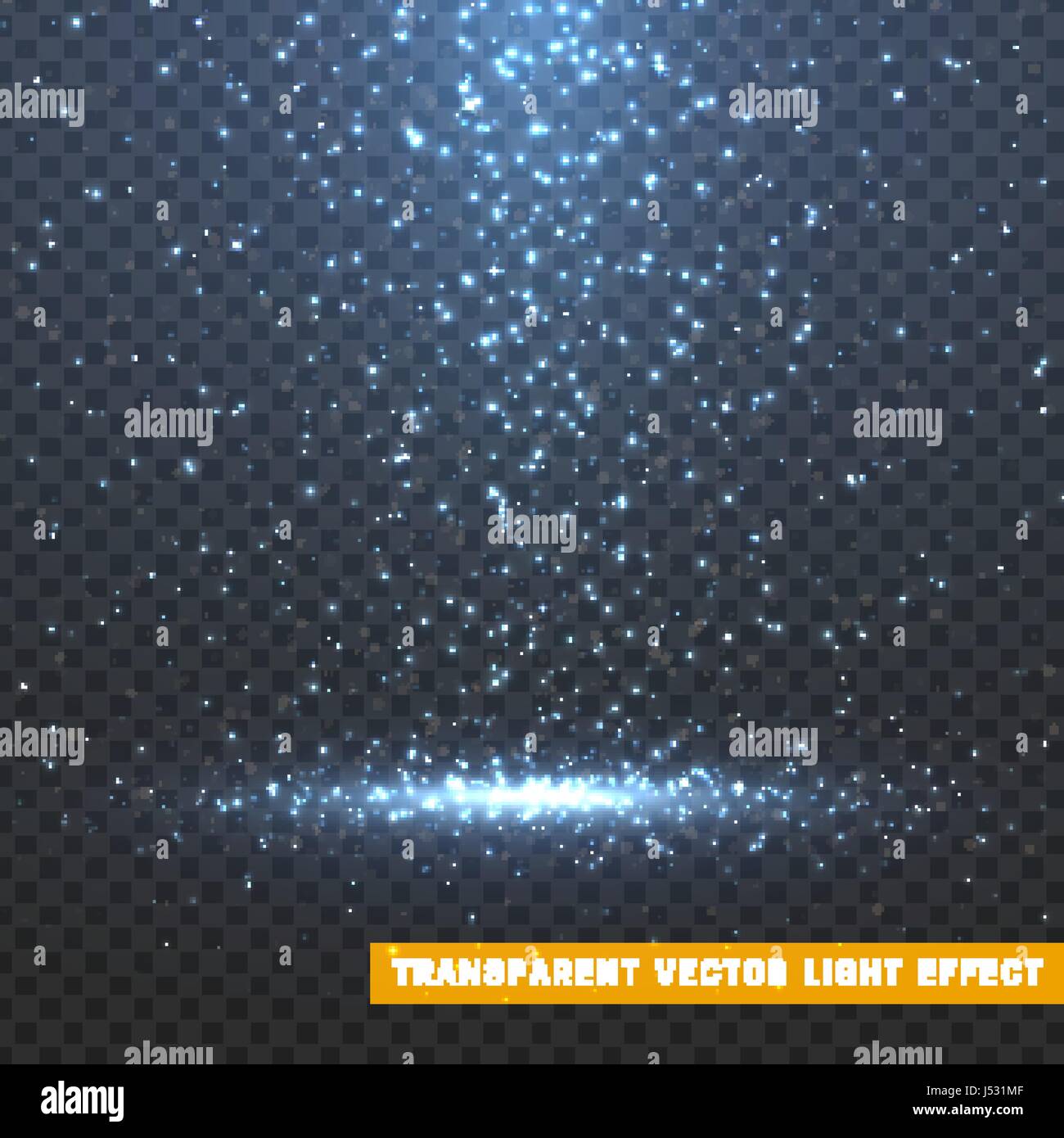 Magic dust sparkling realistic Stock Vector Images - Alamy