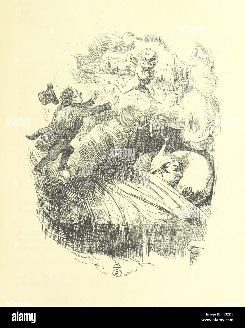 This illustration by Leech, titled 'The Man made of Money', portrays a ...