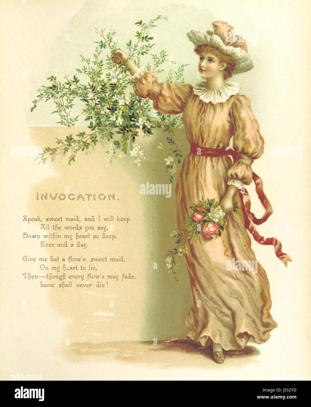 Songs and Echoes ... Illustrated by E. Barnard Stock Photo - Alamy