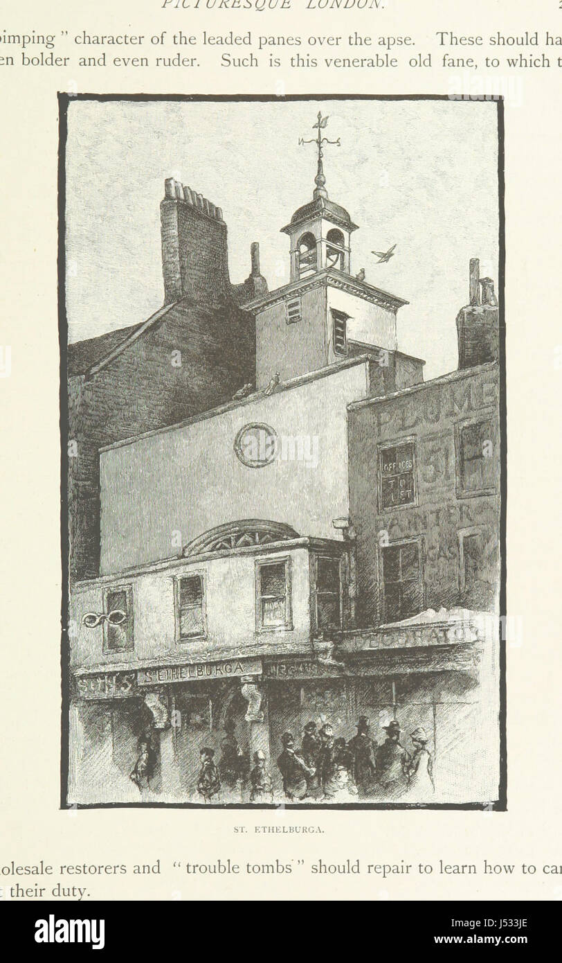 'Picturesque London' is an illustrated work showcasing the architecture ...